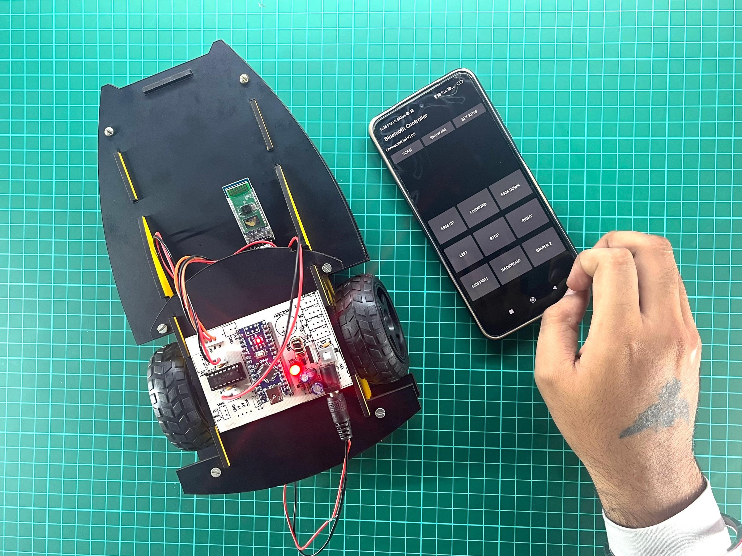 Bluetooth Controlled Car Arduino Based : 14 Steps - Instructables