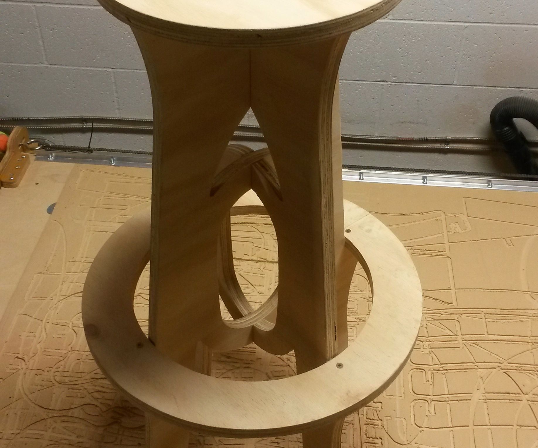 CNC Router Bar Stool : 10 Steps (with Pictures) - Instructables