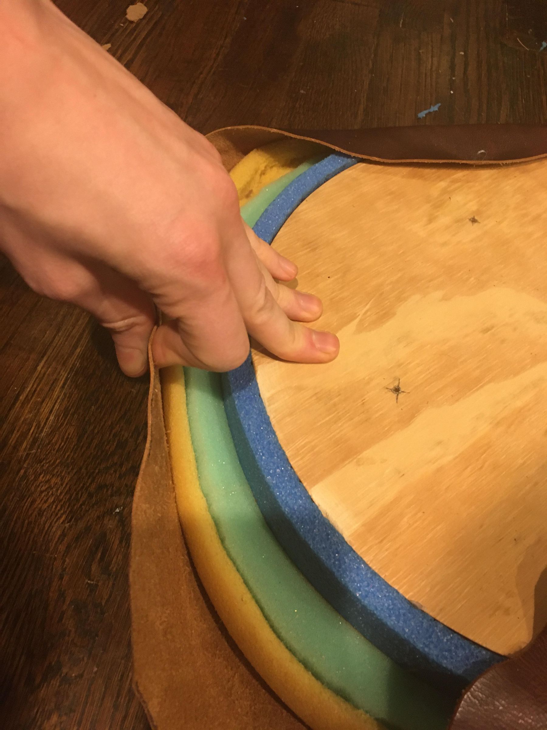 Broken Barstool Upgrade (Leather Edition!) : 23 Steps (with Pictures ...