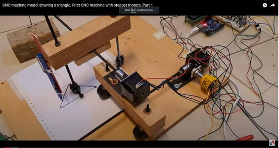 Basic Cnc Machine Using Arduino Uno Stepper Motors Instructables