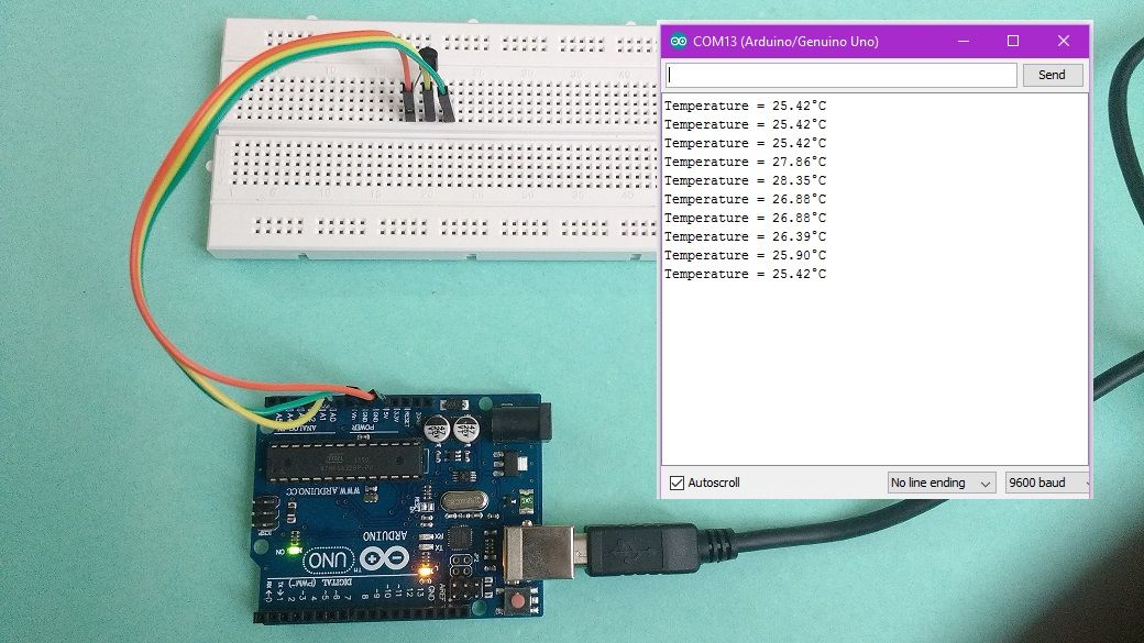 Arduino and LM35 Based Temperature Monitor for Beginners : 8 Steps ...