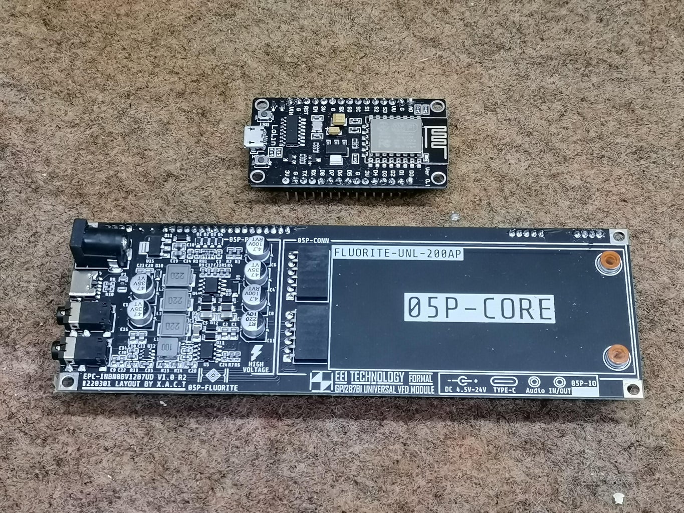 Simple ESP8266 NTP Clock on VFD Display VFD256x50 GP1287 : 3 Steps ... Simple ESP8266 NTP Clock on VFD Display VFD256x50 GP1287 : 3 Steps ...