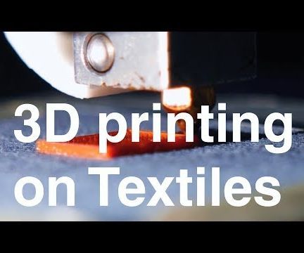 3D-Printing Plastics on Textiles : 8 Steps (with Pictures) - Instructables
