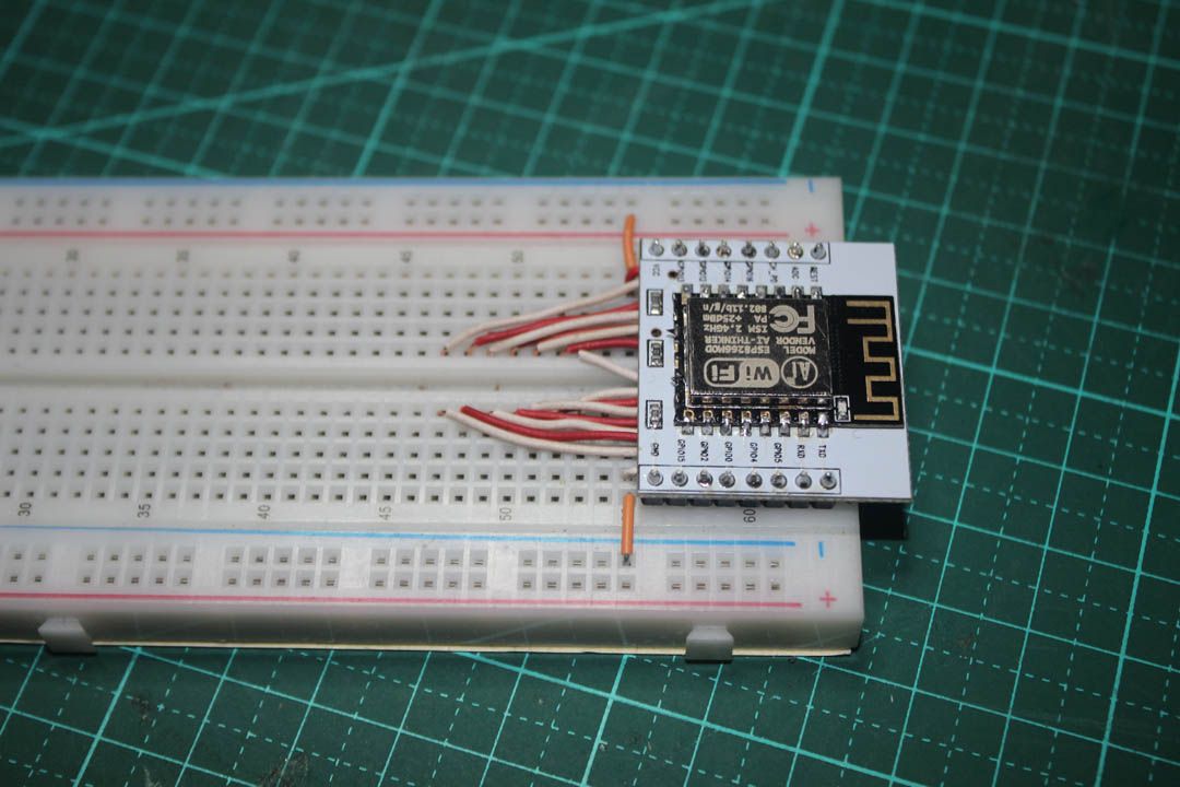 ESP-12F: ESP8266 Module - Minimal Breadboard for Flashing : 11 Steps ...