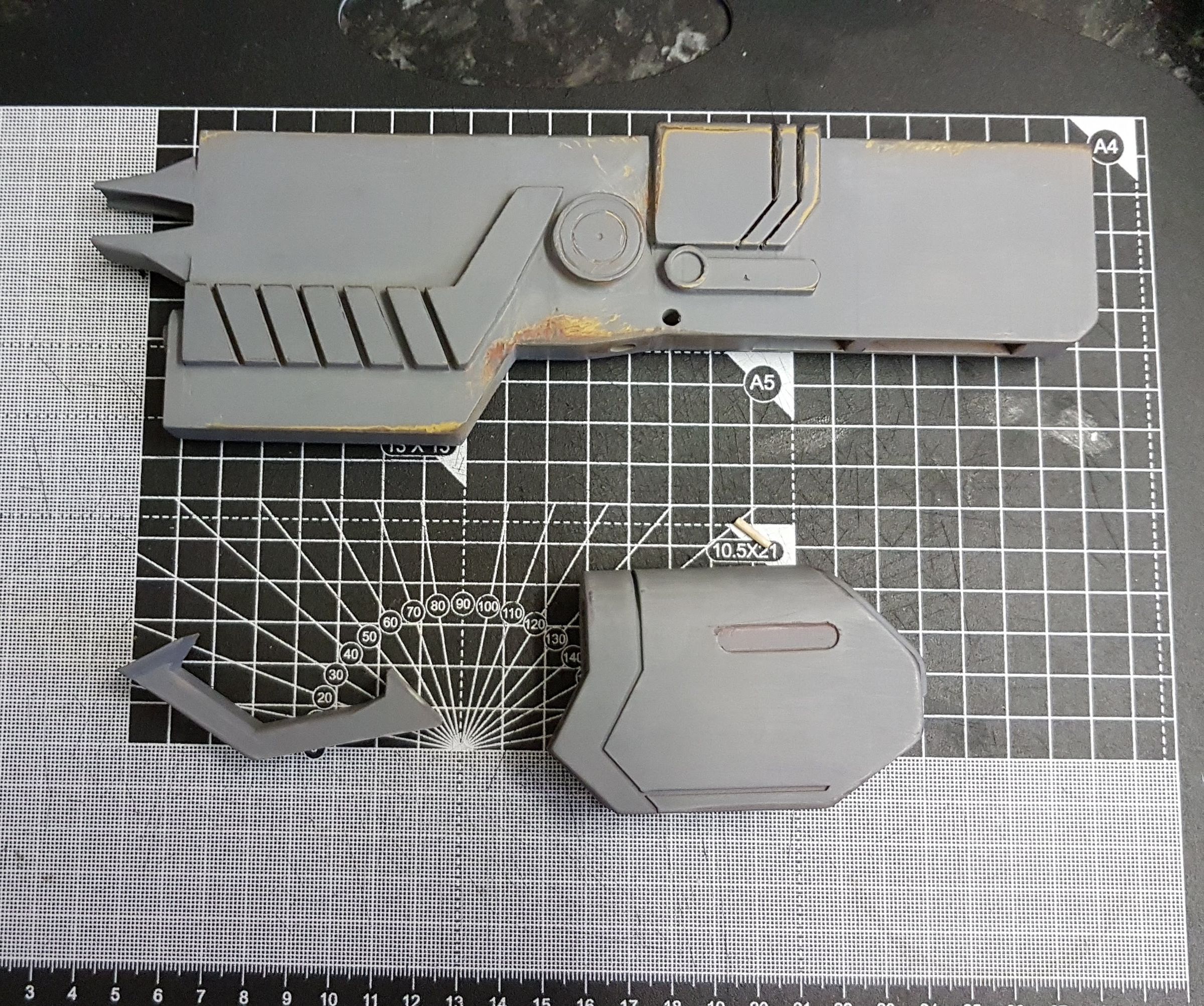 Paralyzer Blaster (Metroid) Mould and Cast : 4 Steps (with Pictures ...