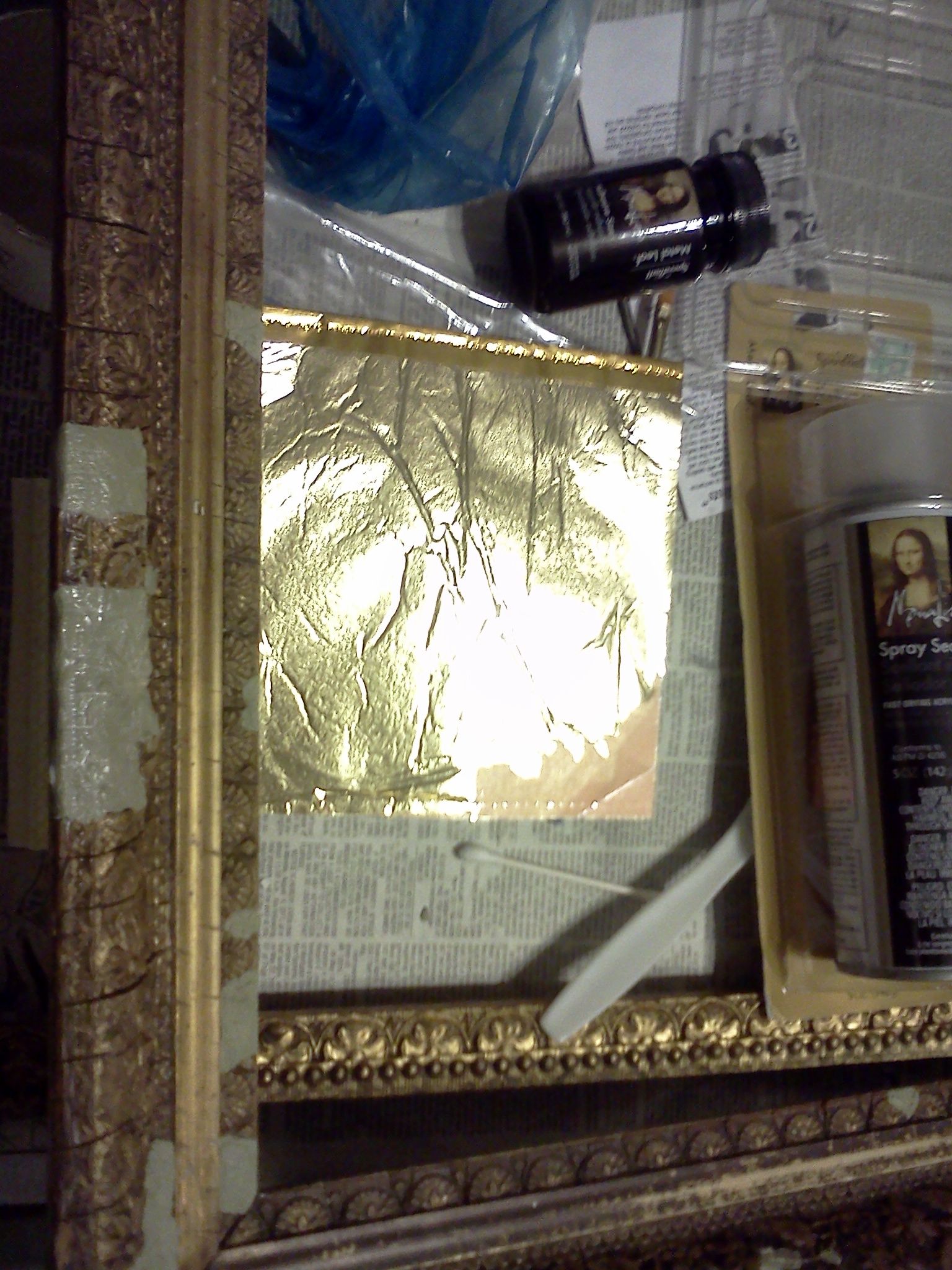 Vintage Plaster and Gold Frame Restored : 9 Steps - Instructables
