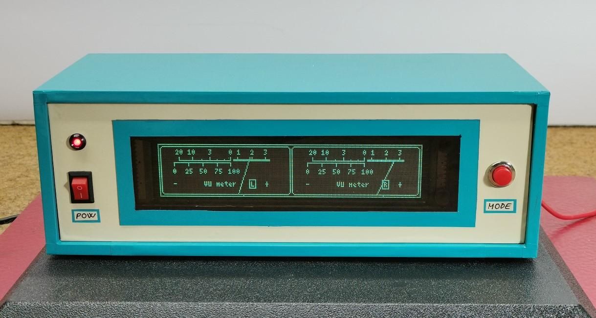 Arduino Bar Graph Stereo VU Meter on VFD Display GP1287 : 3 Steps ...