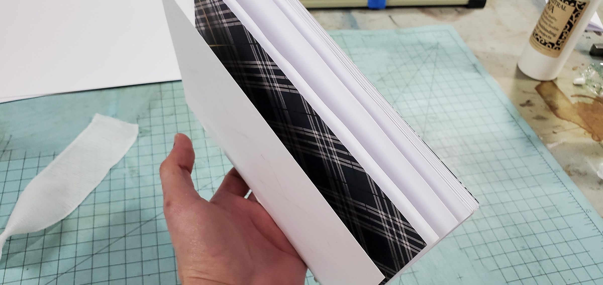 No Sew Book Binding - Easier Way to Make a Sketch Book? : 21 Steps ...