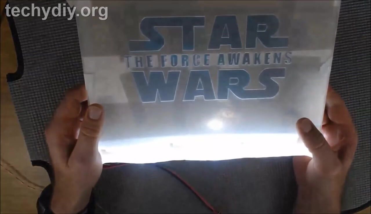 STAR WARS LED EDGE LIT SIGN : 8 Steps (with Pictures) - Instructables