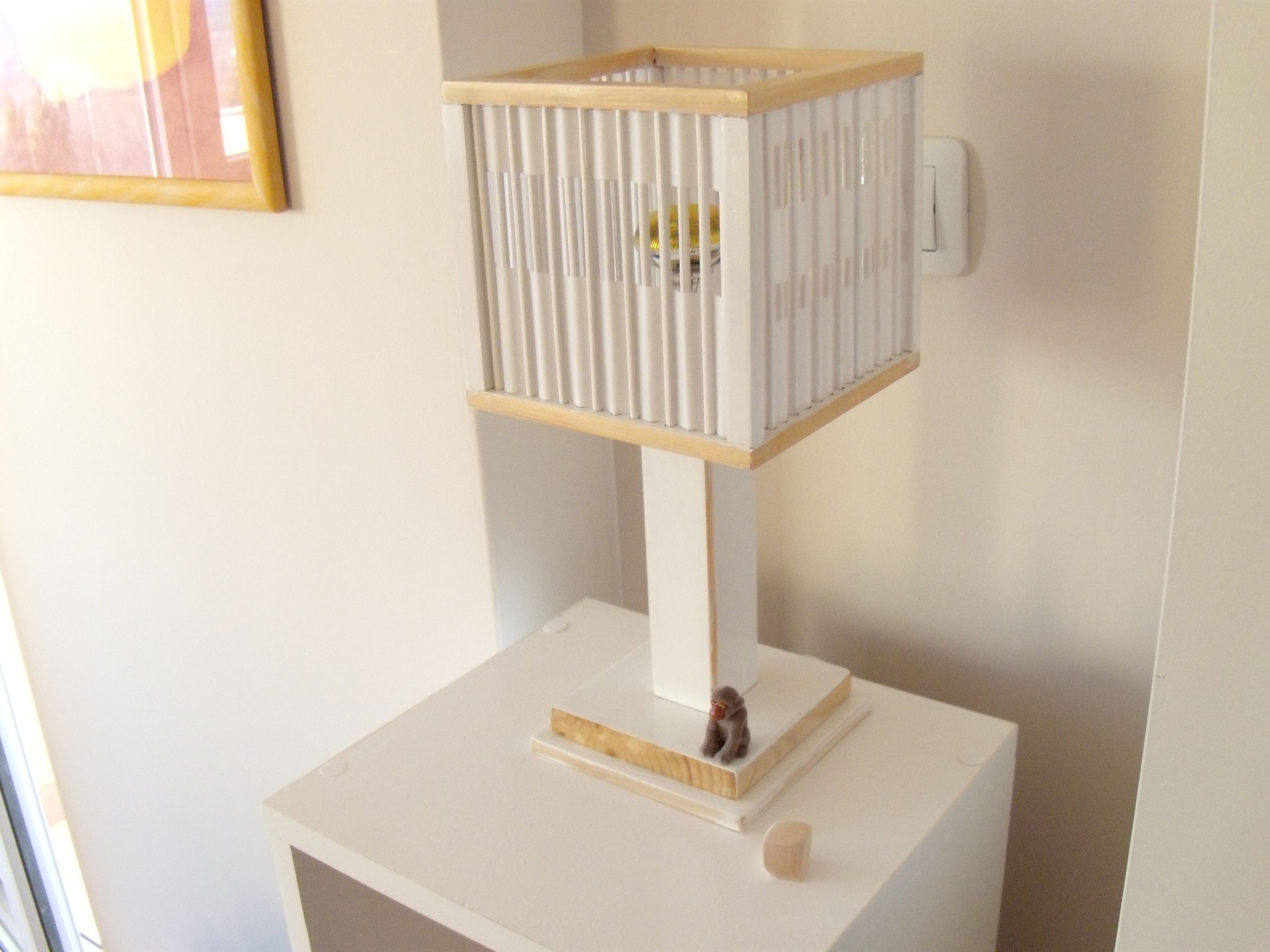 Wood Frame + Chopstick Lampshade : 4 Steps (with Pictures) - Instructables