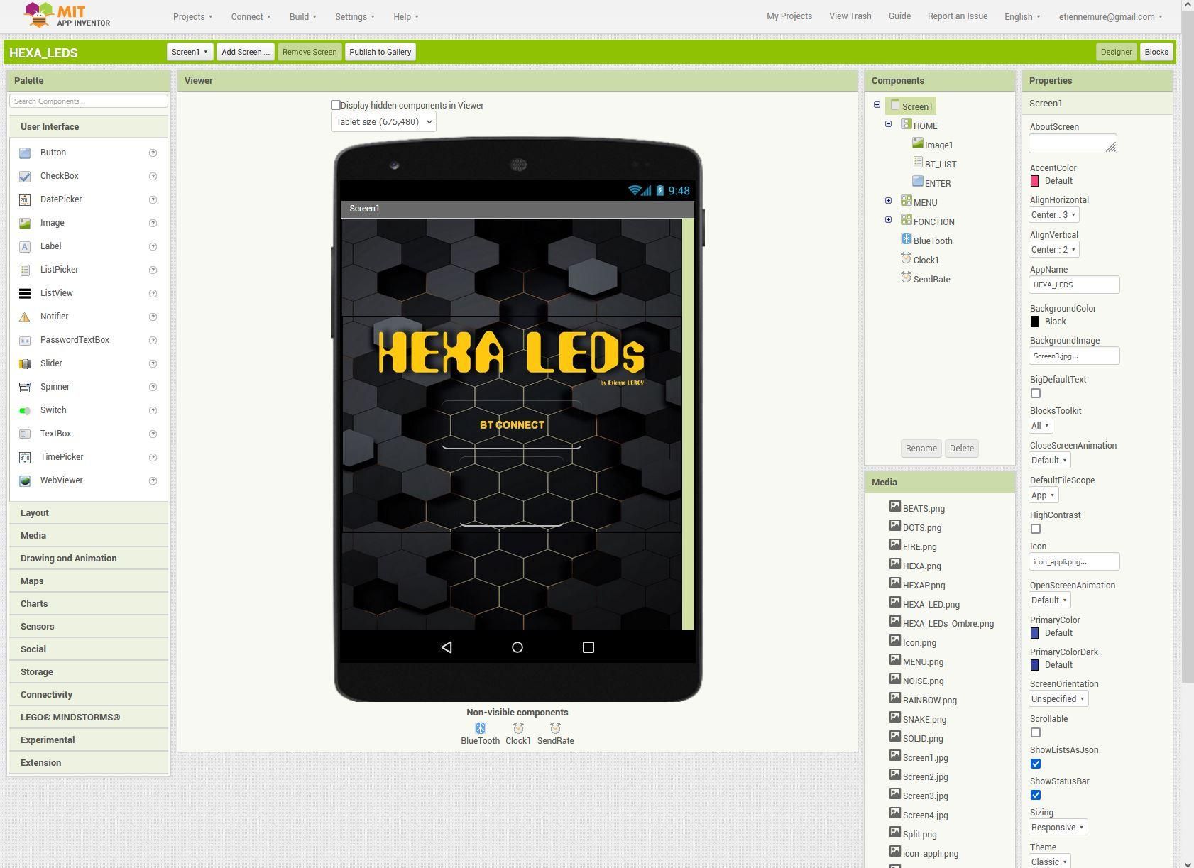 HEXA LEDs - Bluetooth Controlled Glowing Hexagons : 17 Steps (with ...