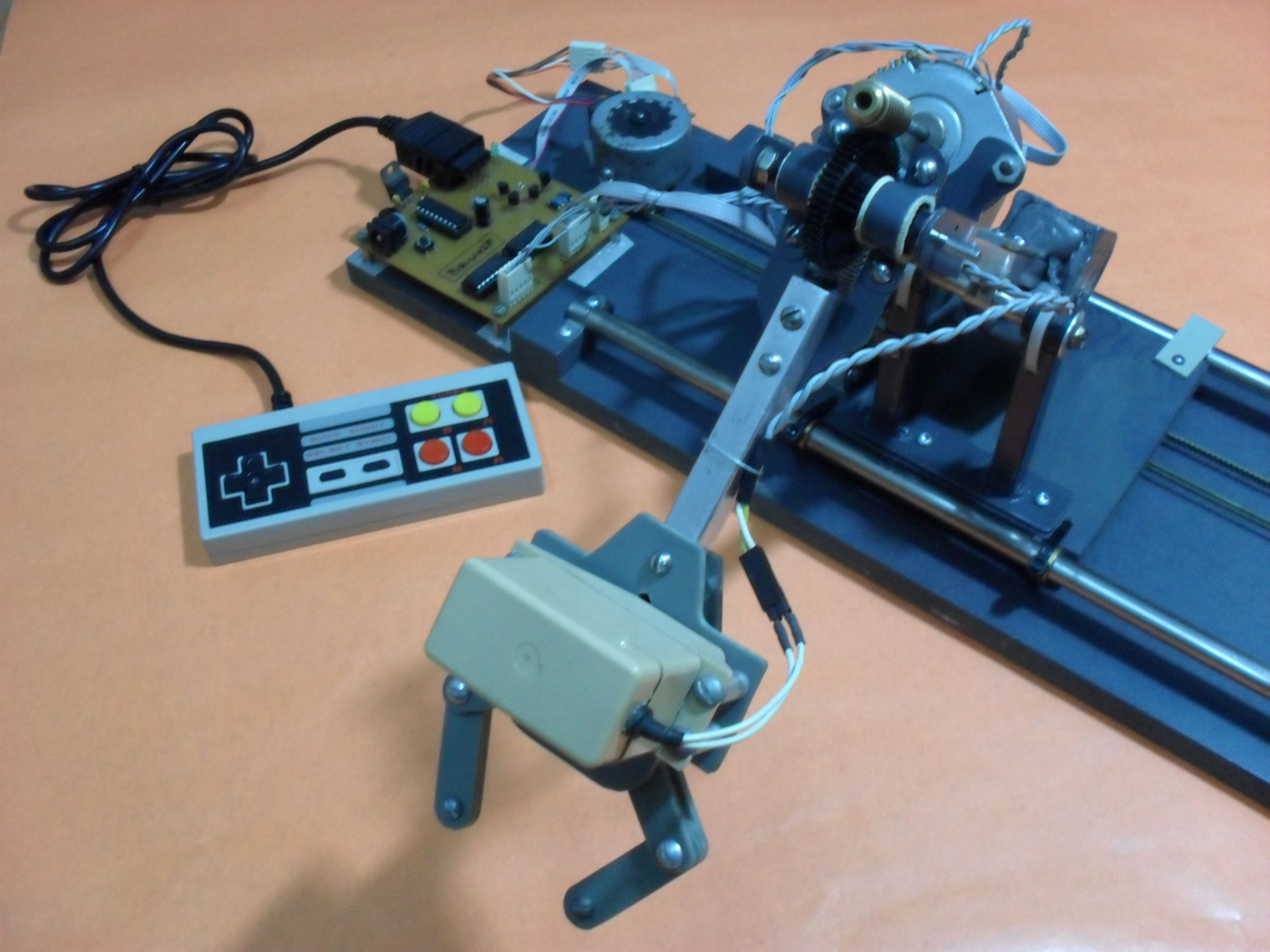 Robotic Arm Controlled by NES Gamepad : 13 Steps (with Pictures ...