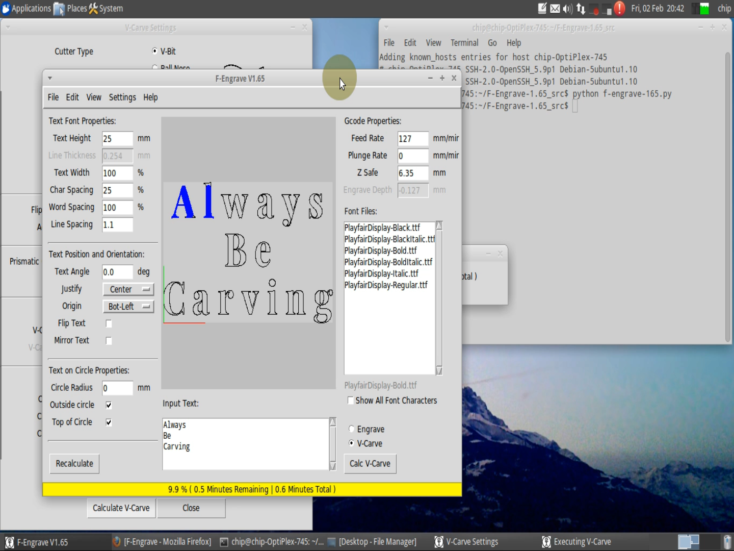 CNC Router V-Carving With All Open Source Software : 12 Steps (with ...