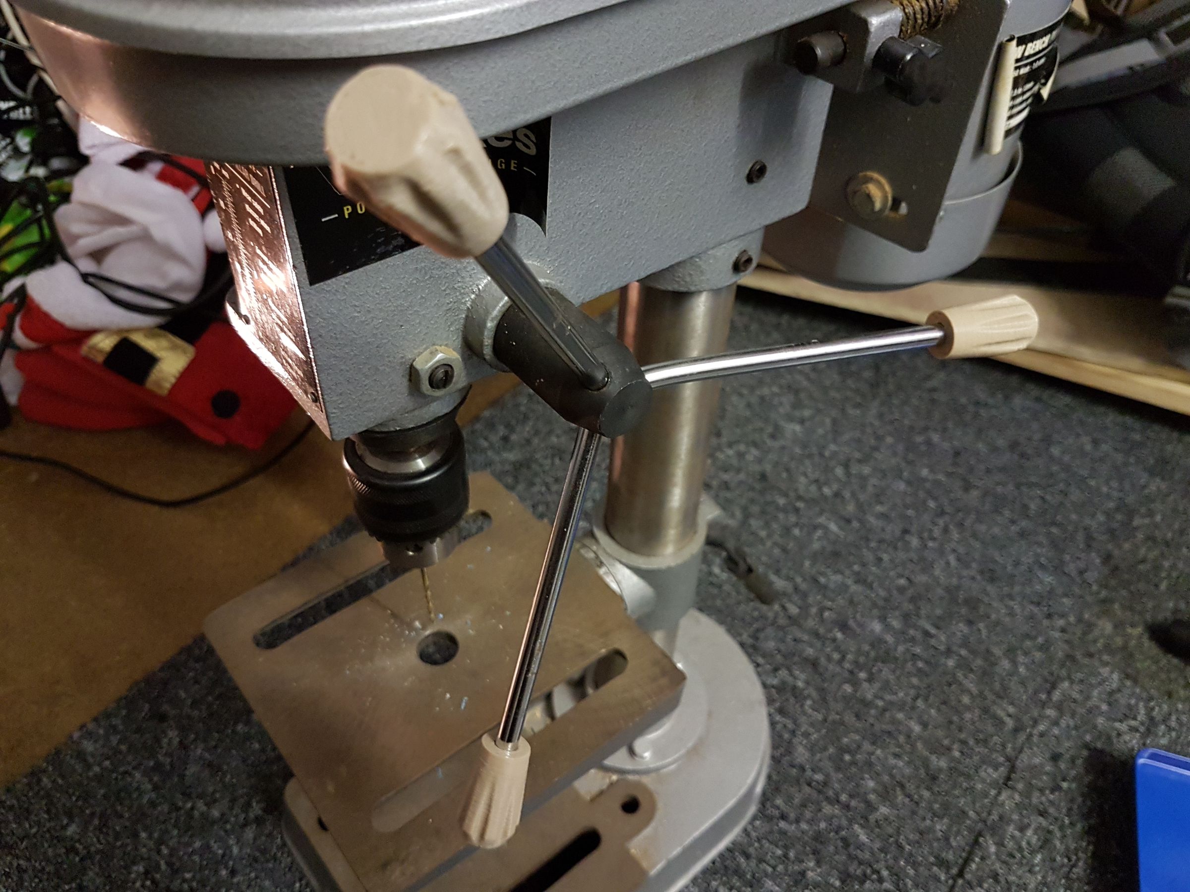 Drill Press Feed Handle Replacement : 5 Steps (with Pictures ...