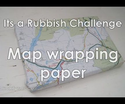 Map Wrapping Paper - Instructables