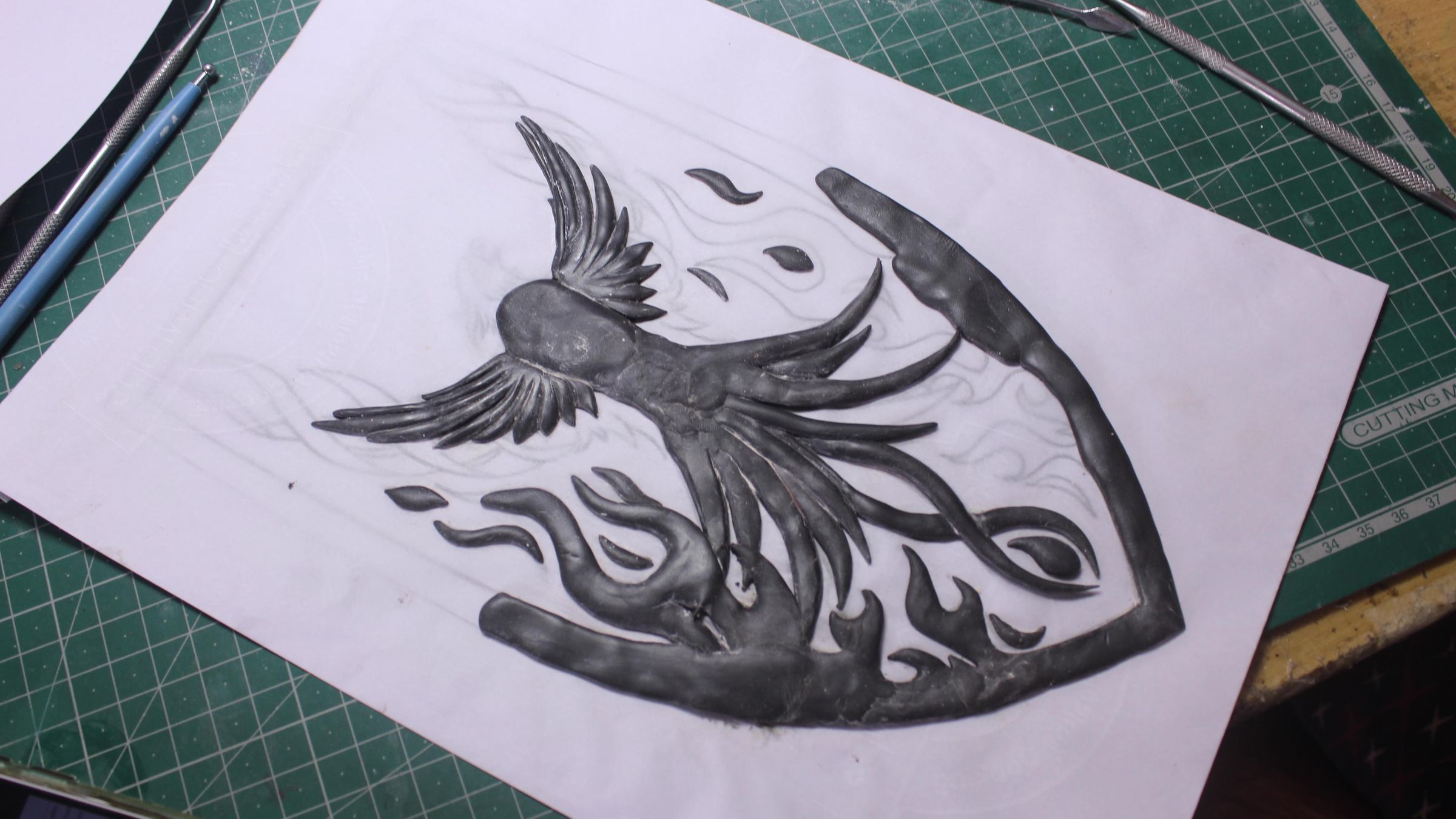 Phoenix Bird Wall Sculpture : 13 Steps (with Pictures) - Instructables