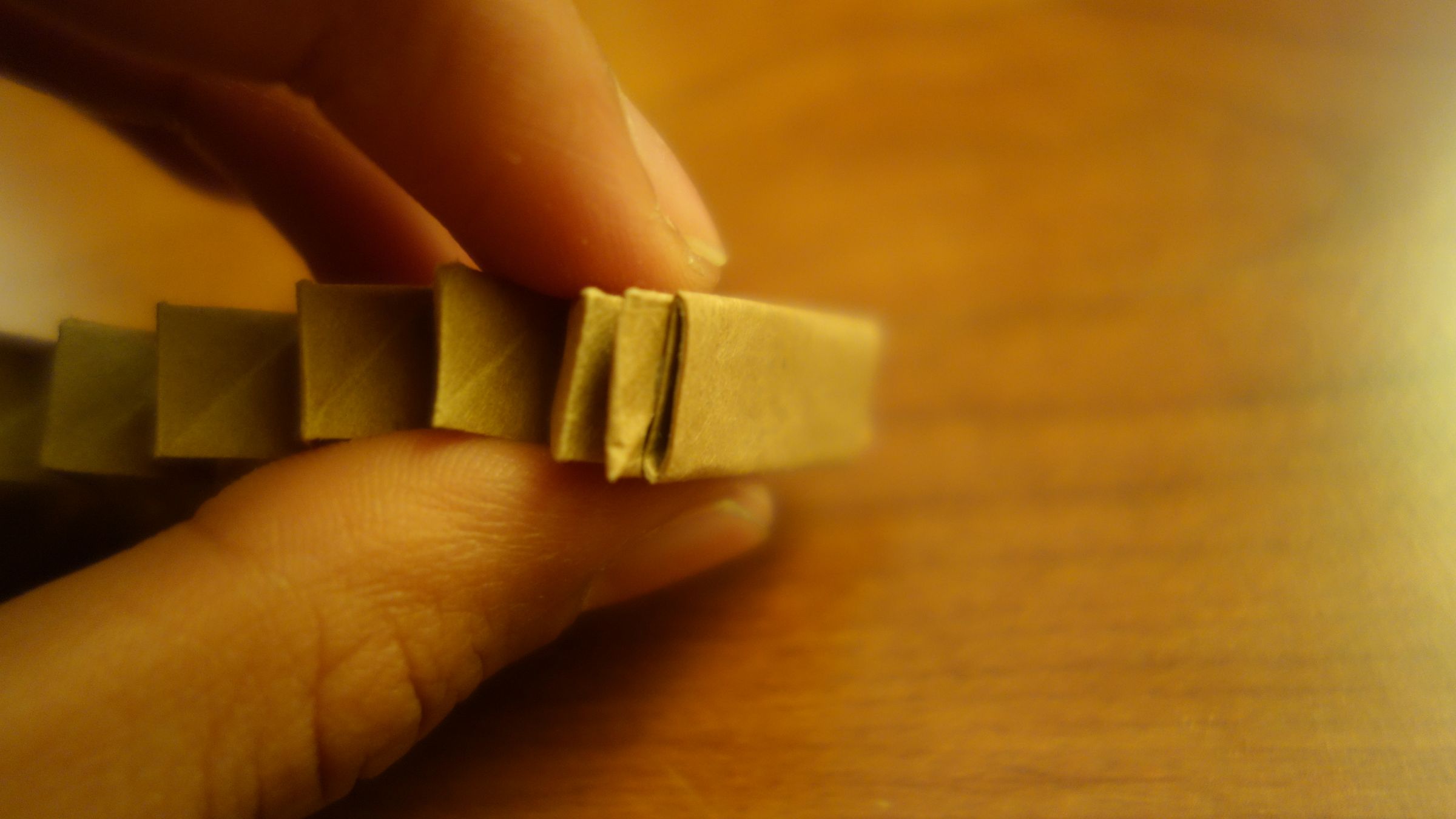 Expanding/collapsing Origami Bracelet : 12 Steps (with Pictures ...