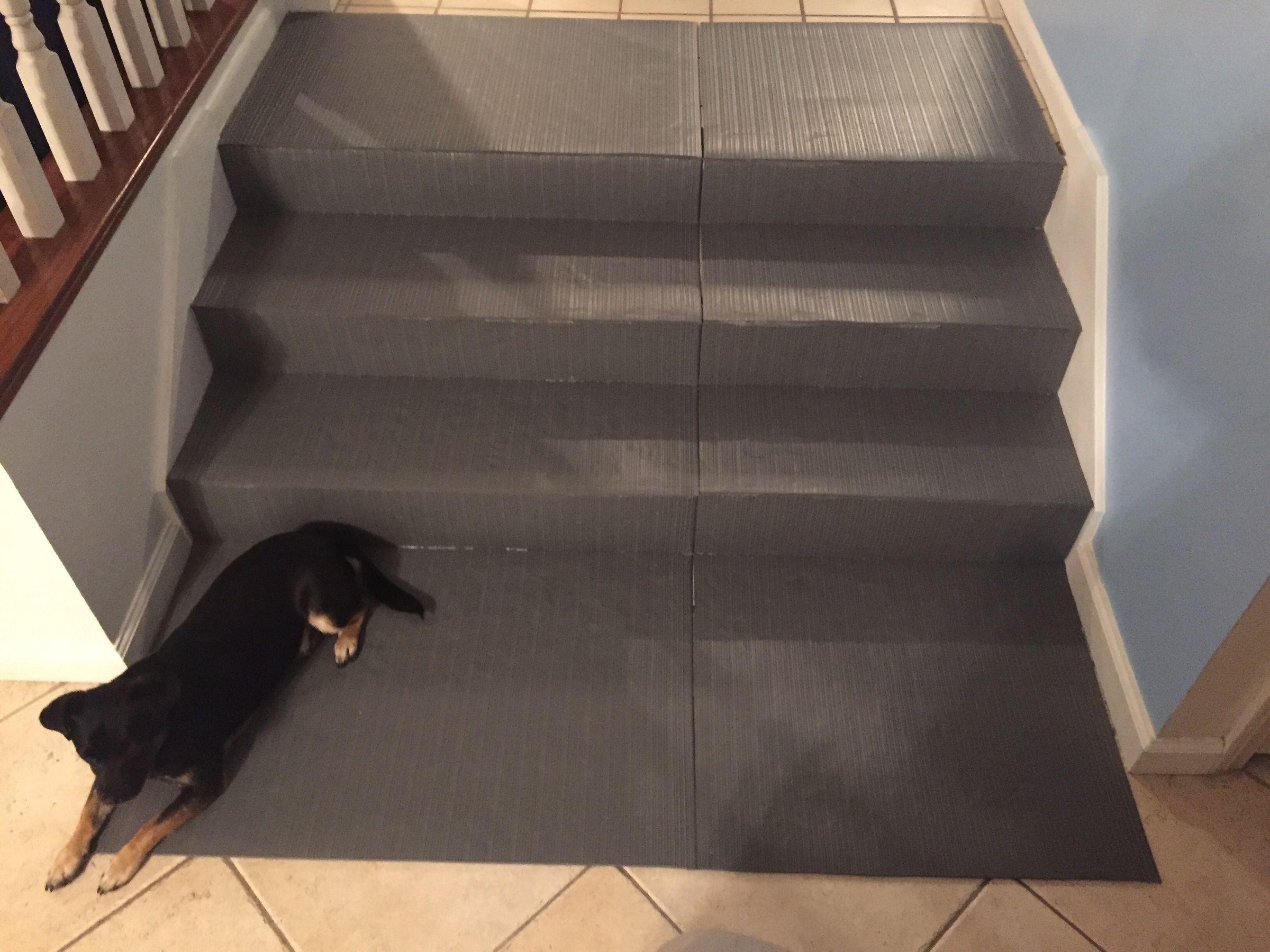 Baby Proof Cushioned Stair Runners : 9 Steps (with Pictures ...
