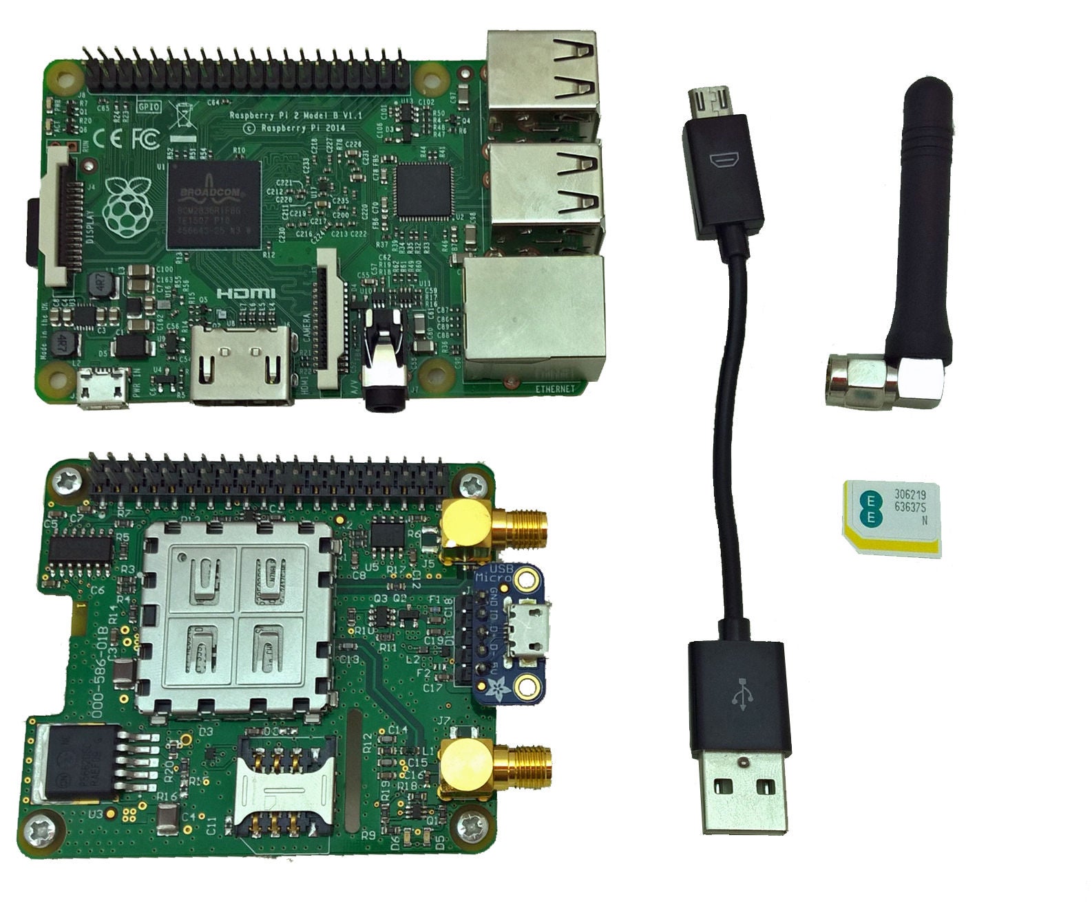 Add 3G to the Raspberry Pi: PiloT Assembly : 9 Steps - Instructables