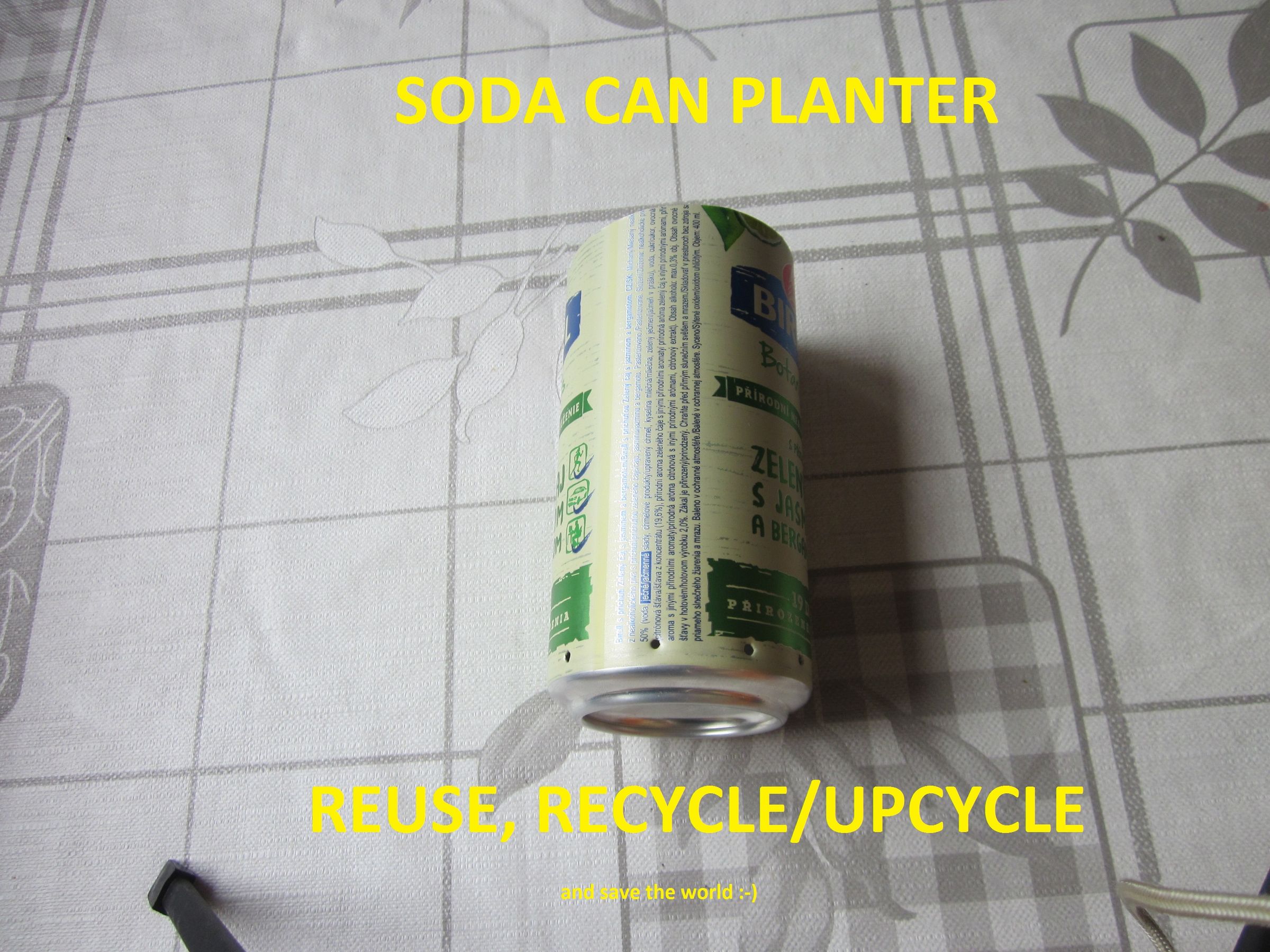 Soda Can Planter : 7 Steps - Instructables