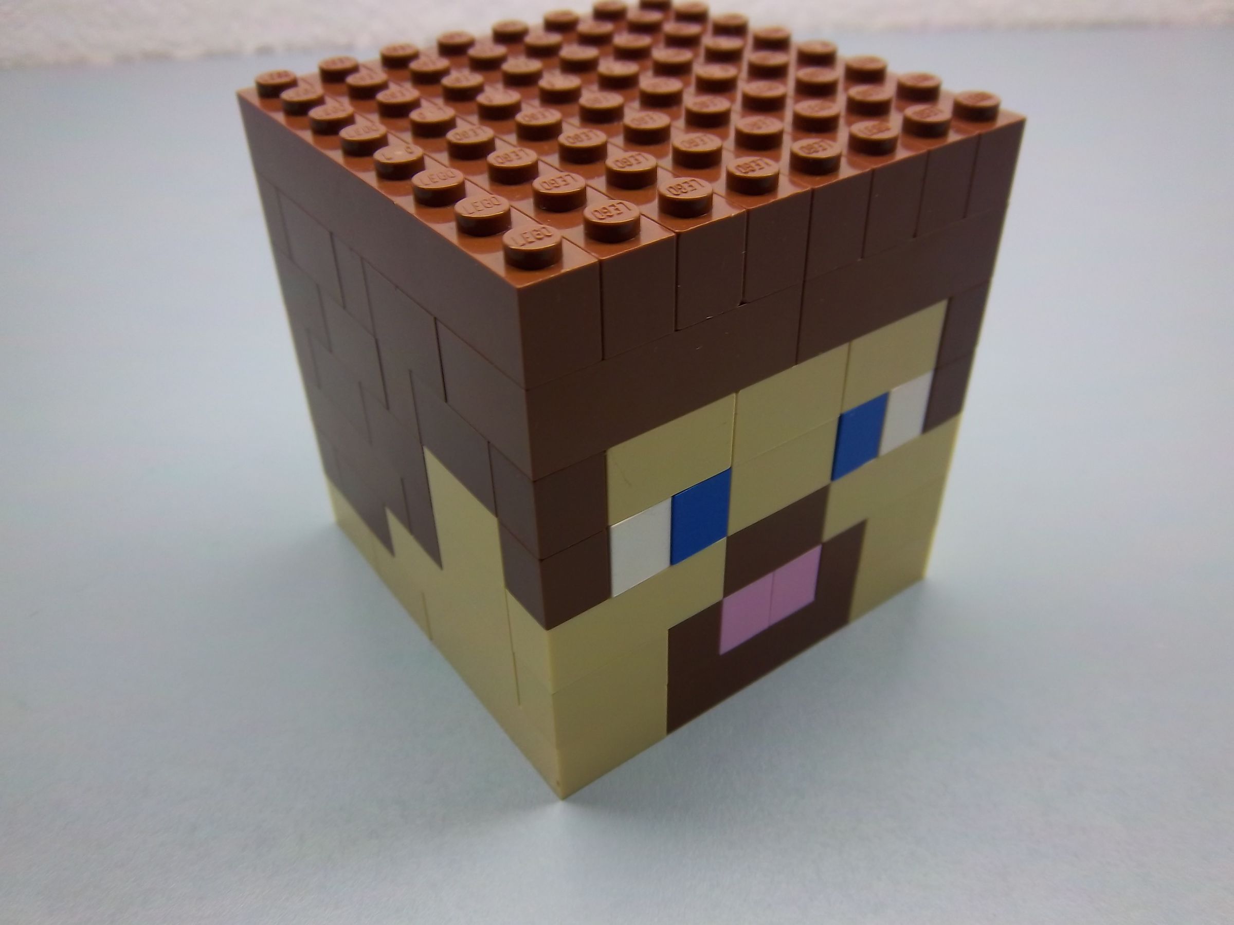 Lego Minecraft Steve Head