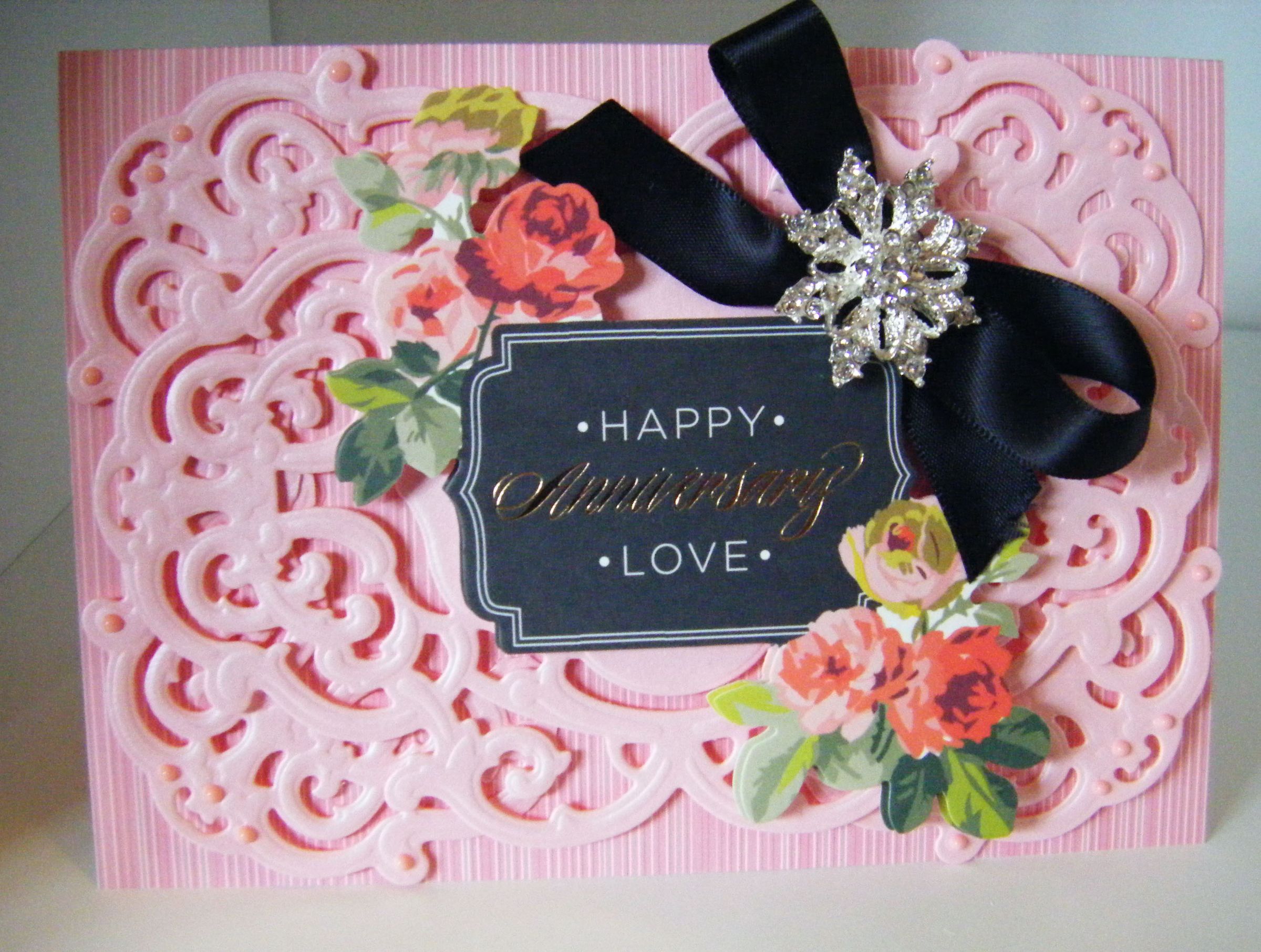 How to Make Pink Vintage Ornate Frame Topper Card - Instructables