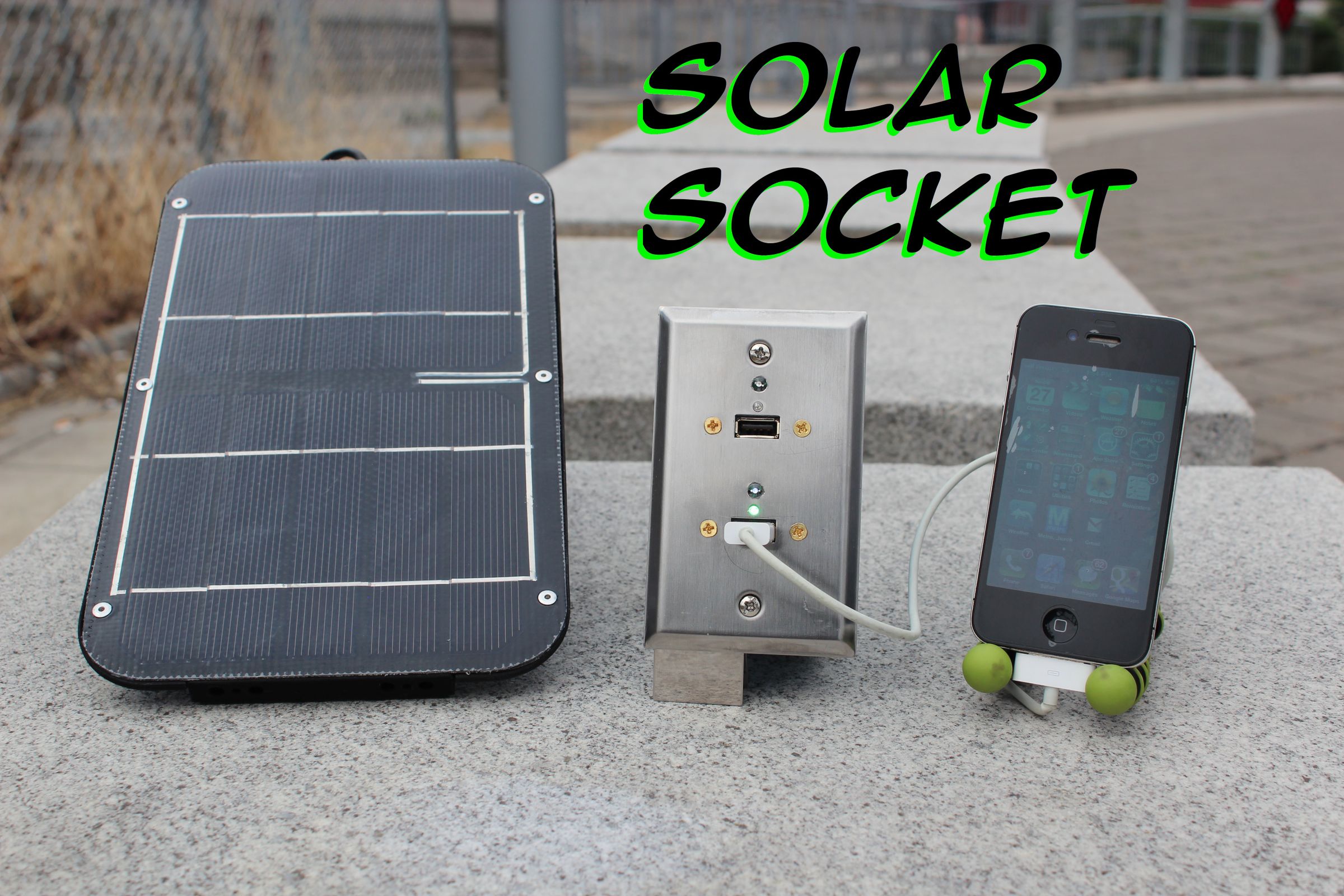 Emergency USB Solar Wall Socket: Solar Socket : 6 Steps (with Pictures ...