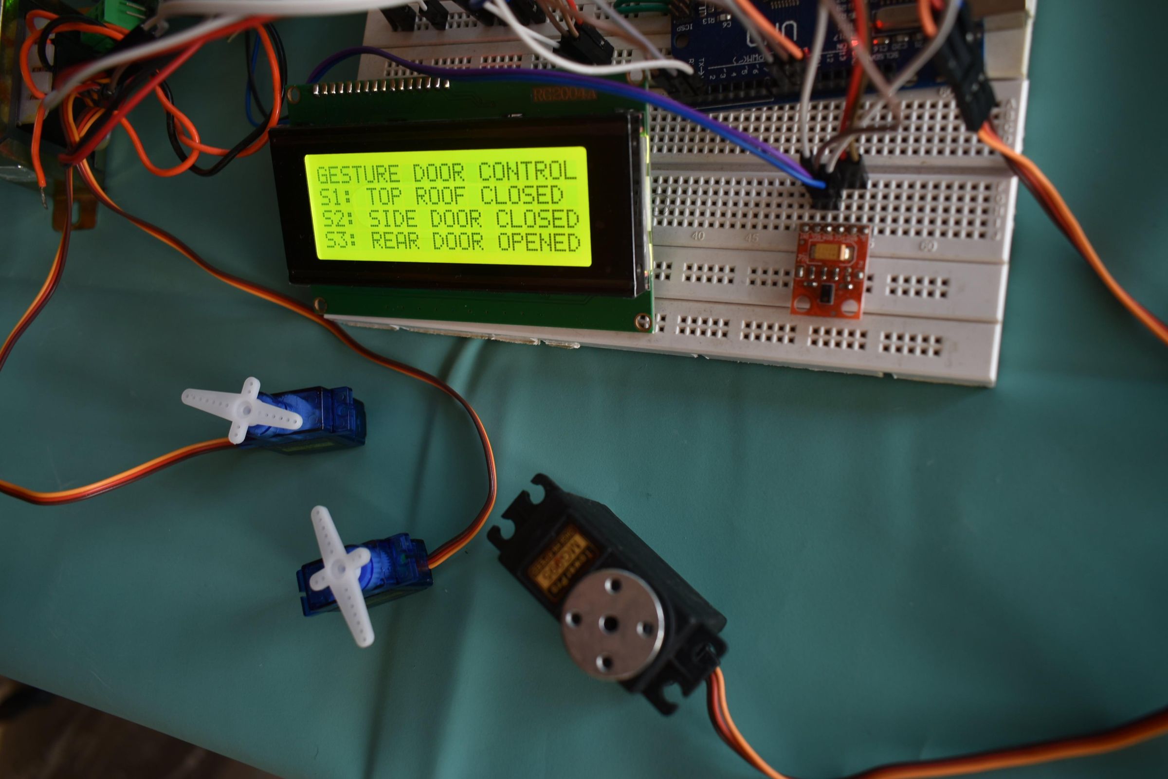 Gesture Controlled Door Using Servo Motor - Instructables