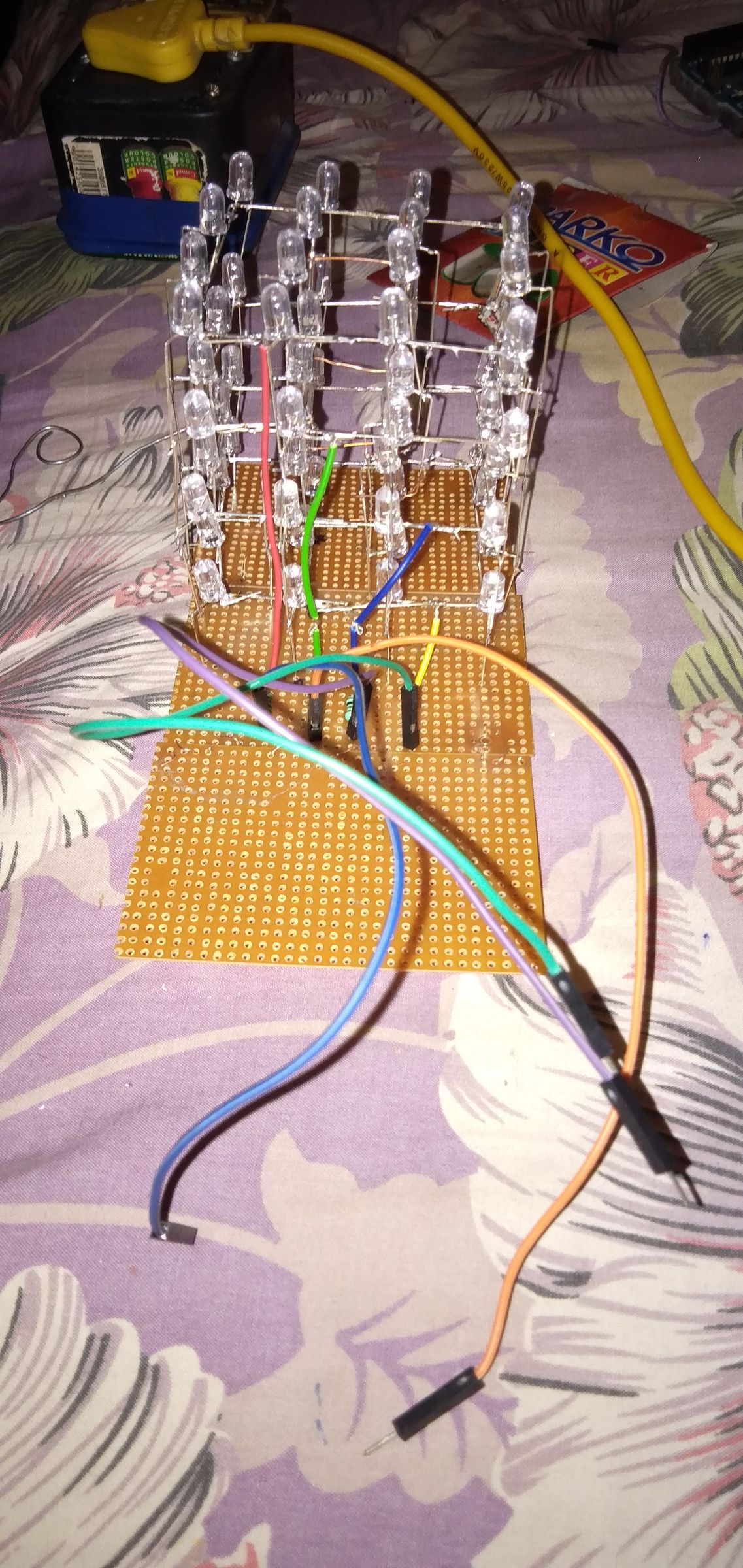 4x4 LED CUBE- BASED ON ARDUINO : 8 Steps - Instructables