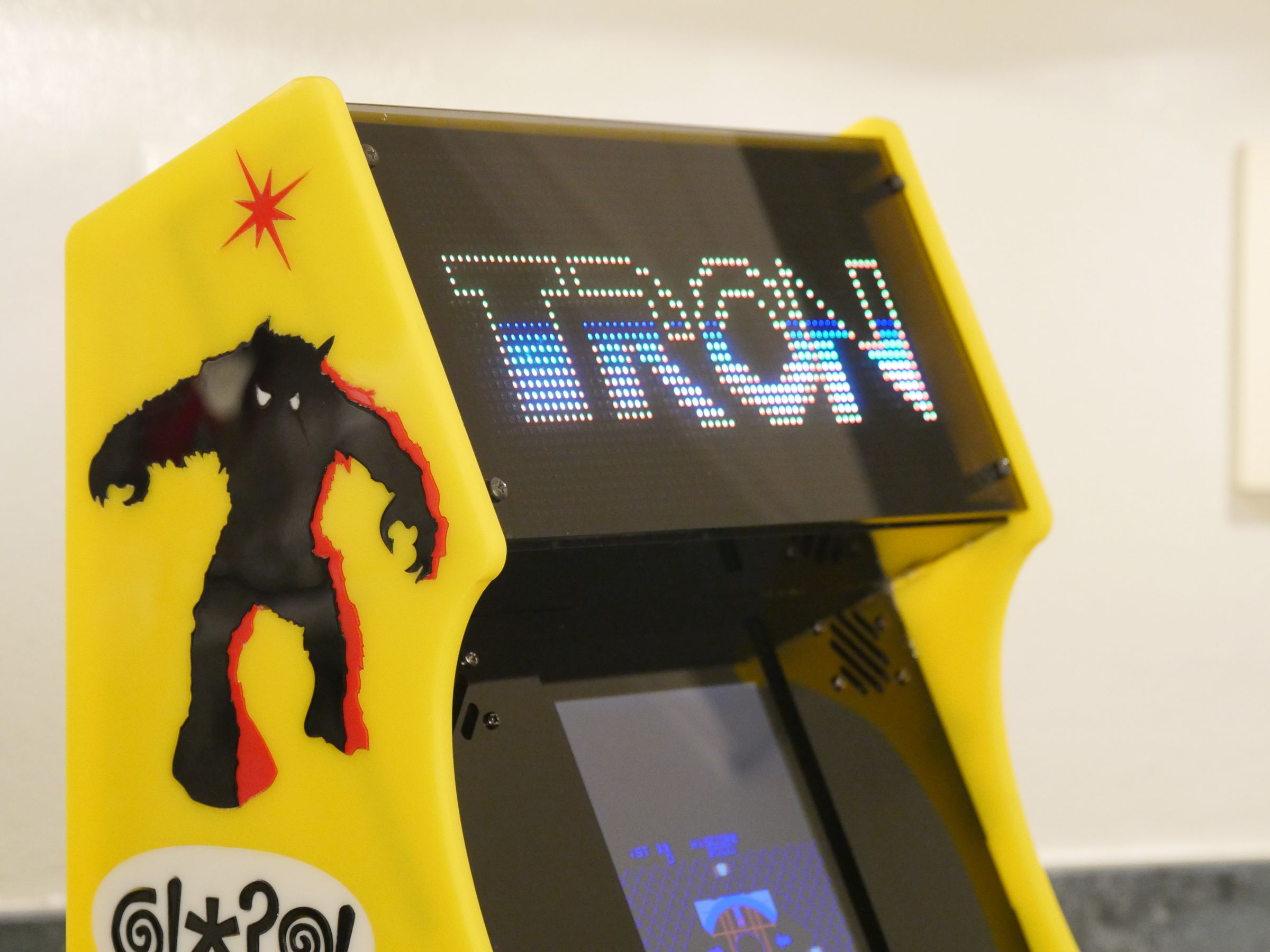Vertical Bartop Arcade With Integrated PIXEL LED Display : 11 Steps ...