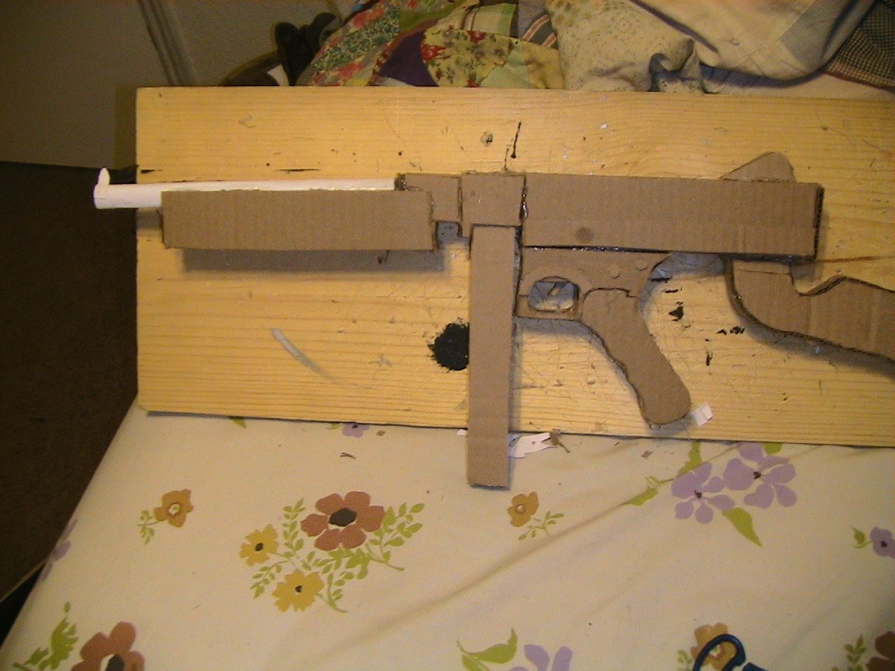 Cardboard M1 Thompson Machine Gun - Instructables