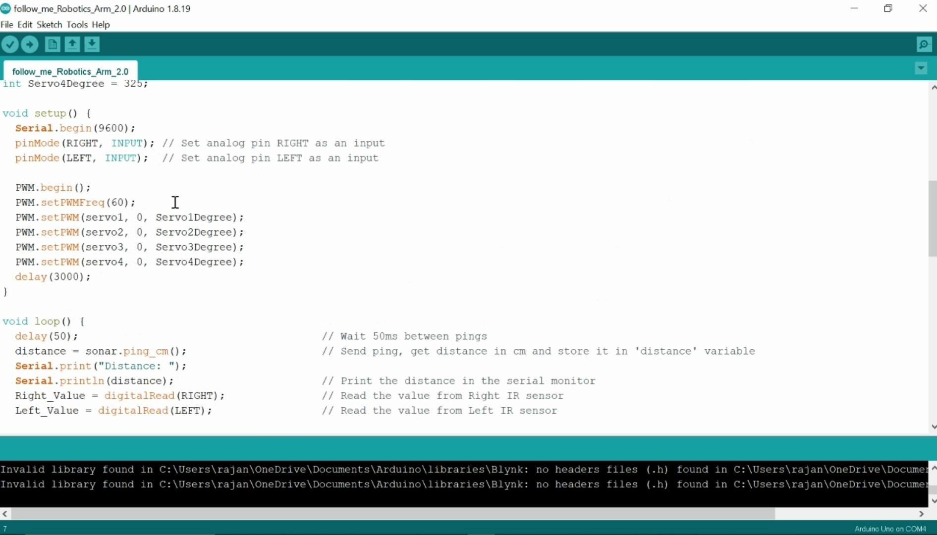 Build Your Own Object Tracking 4-DOF Robotics Arm With Arduino : 8 ...