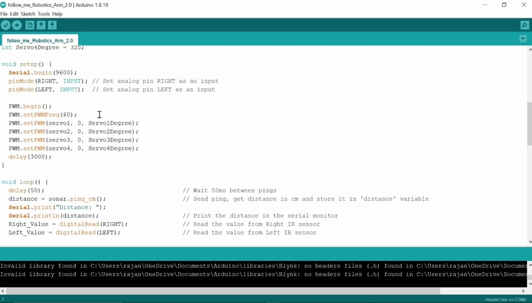 Build Your Own Object Tracking 4 Dof Robotics Arm With Arduino 8