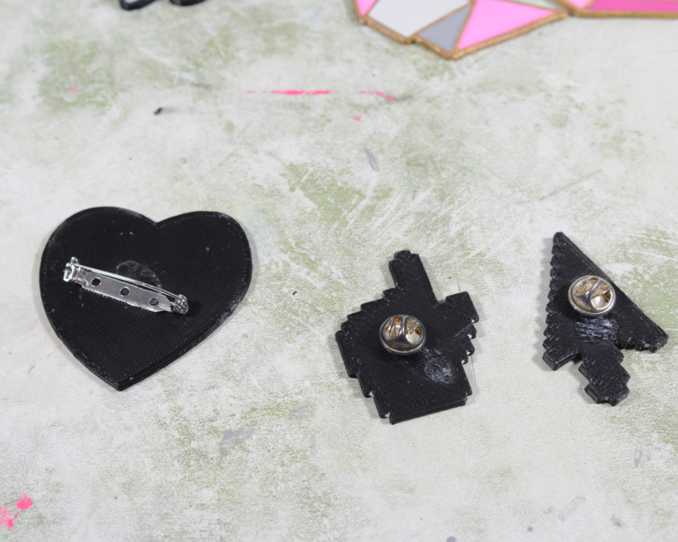 Turn 3D Printed Faux Enamel Pins Into Unique Jewellery : 5 Steps (with ...