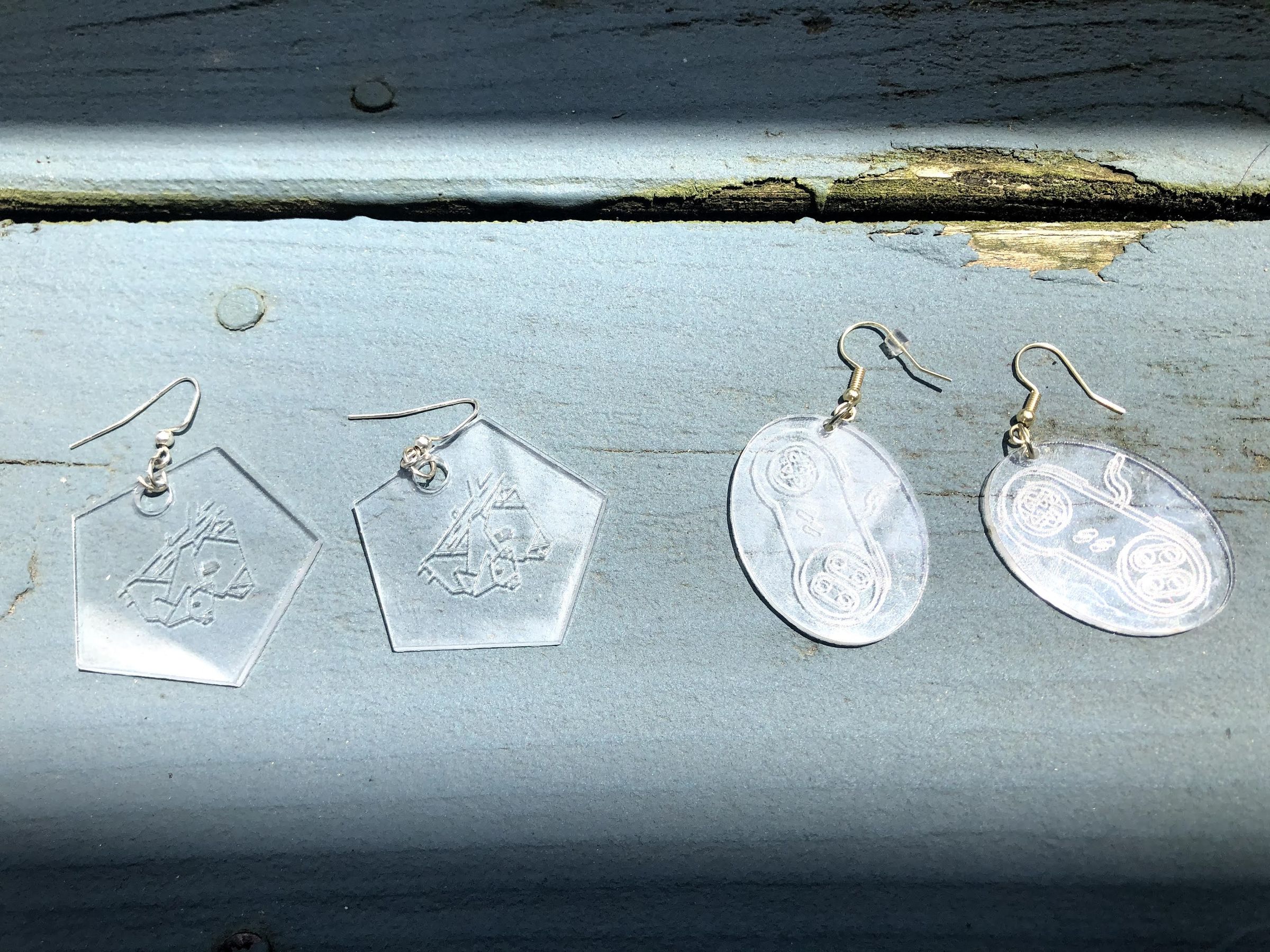 Personalized Laser-Cut Earrings : 4 Steps - Instructables