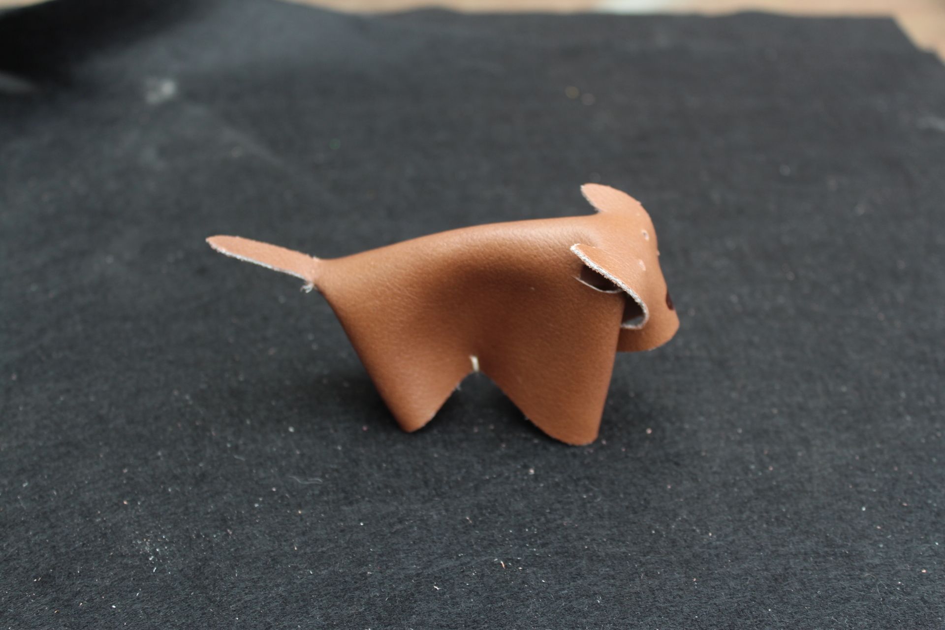 Easy to Make Leather Dog Made From Just Scrap Material! : 9 Steps (with ...