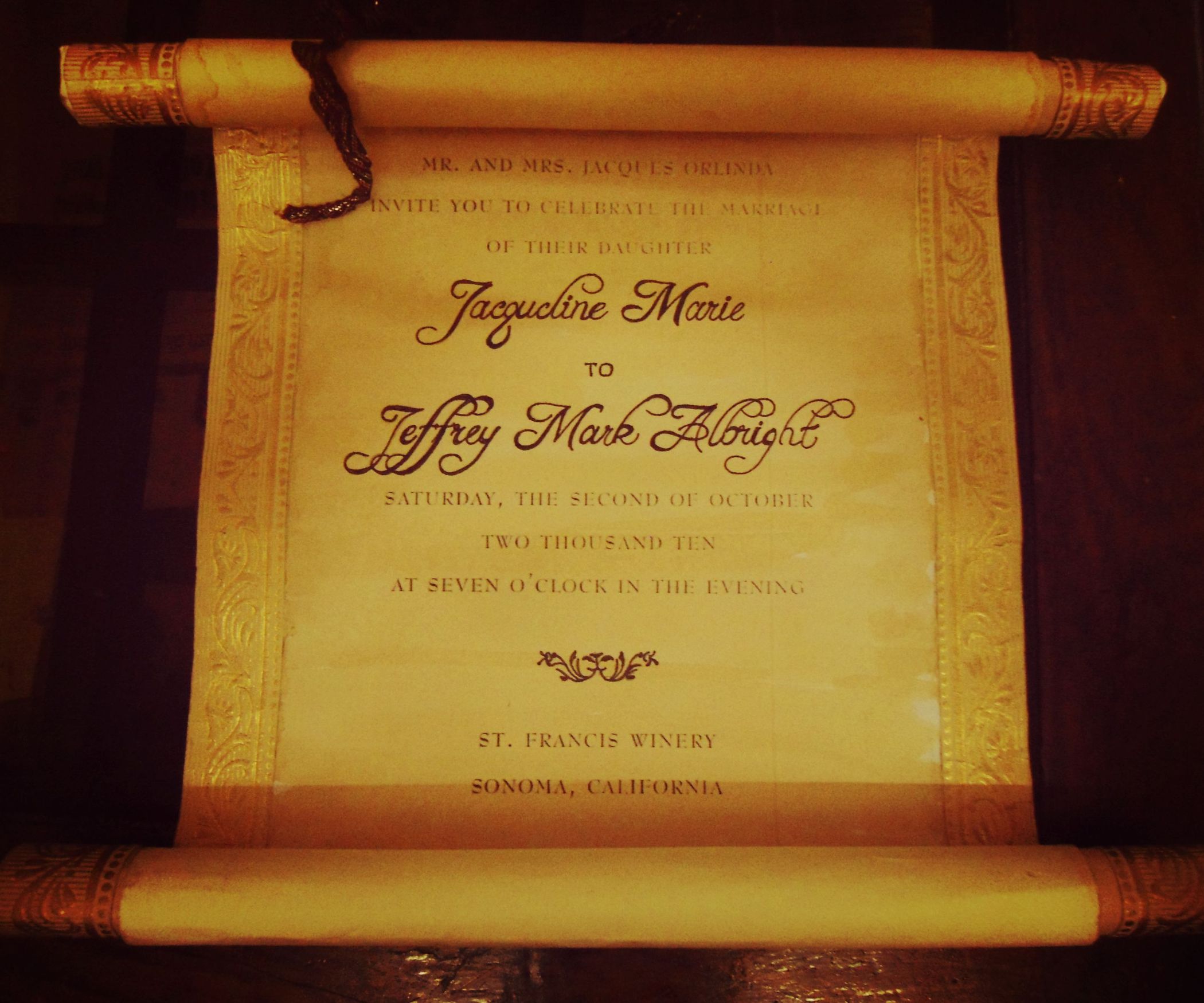 Vintage Scroll Wedding Invitation : 12 Steps - Instructables