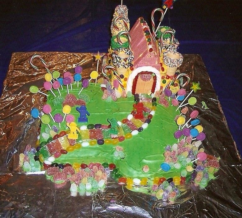 Candy Land Castle Cake - Instructables