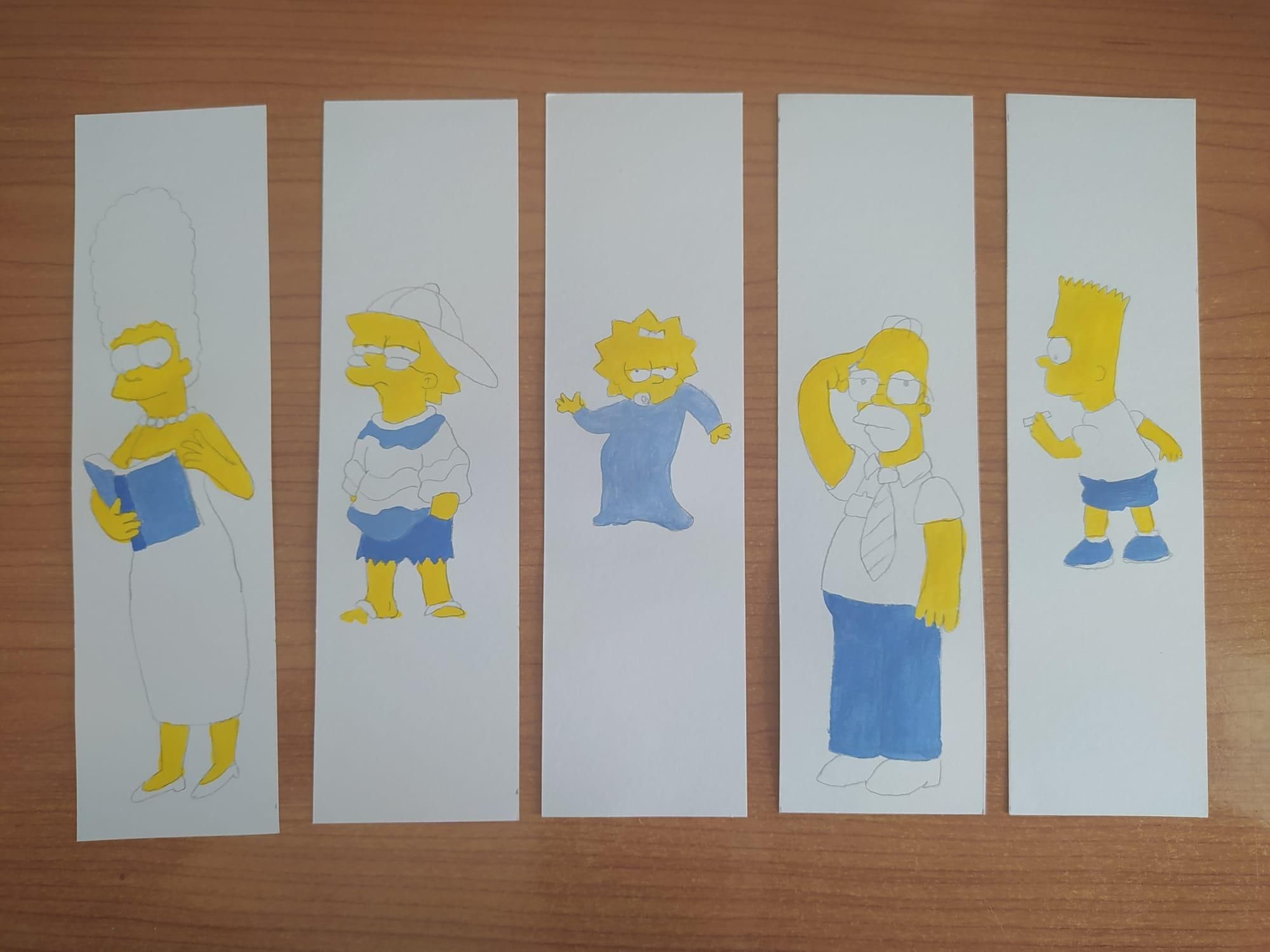 Simpsons Bookmarks + Simple Way to Plasticize : 7 Steps (with Pictures ...