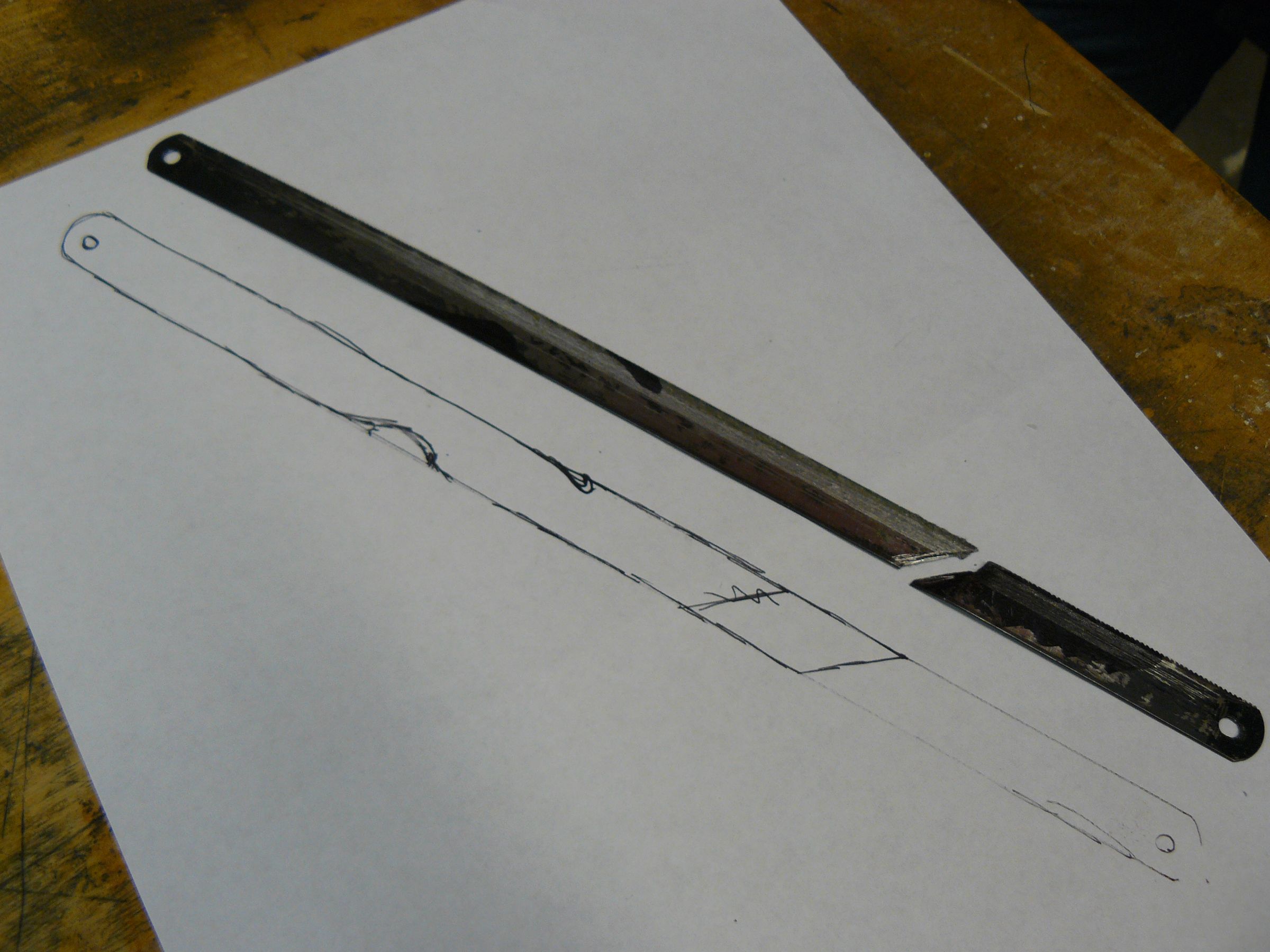 Make a Knife Out of an Old Hacksaw Blade : 7 Steps (with Pictures ...