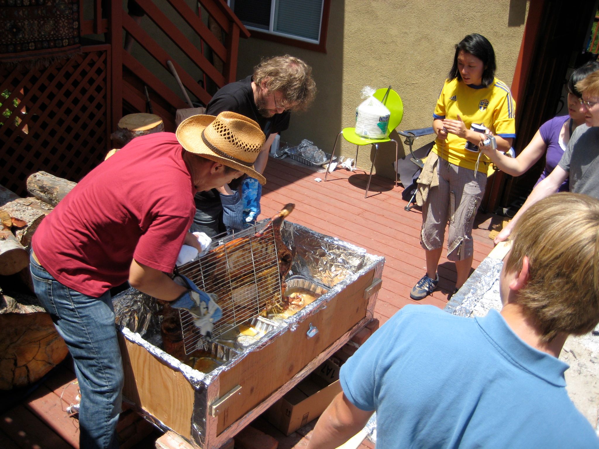 Build a Caja China ~ Roast a Pig in a Box : 10 Steps (with Pictures ...