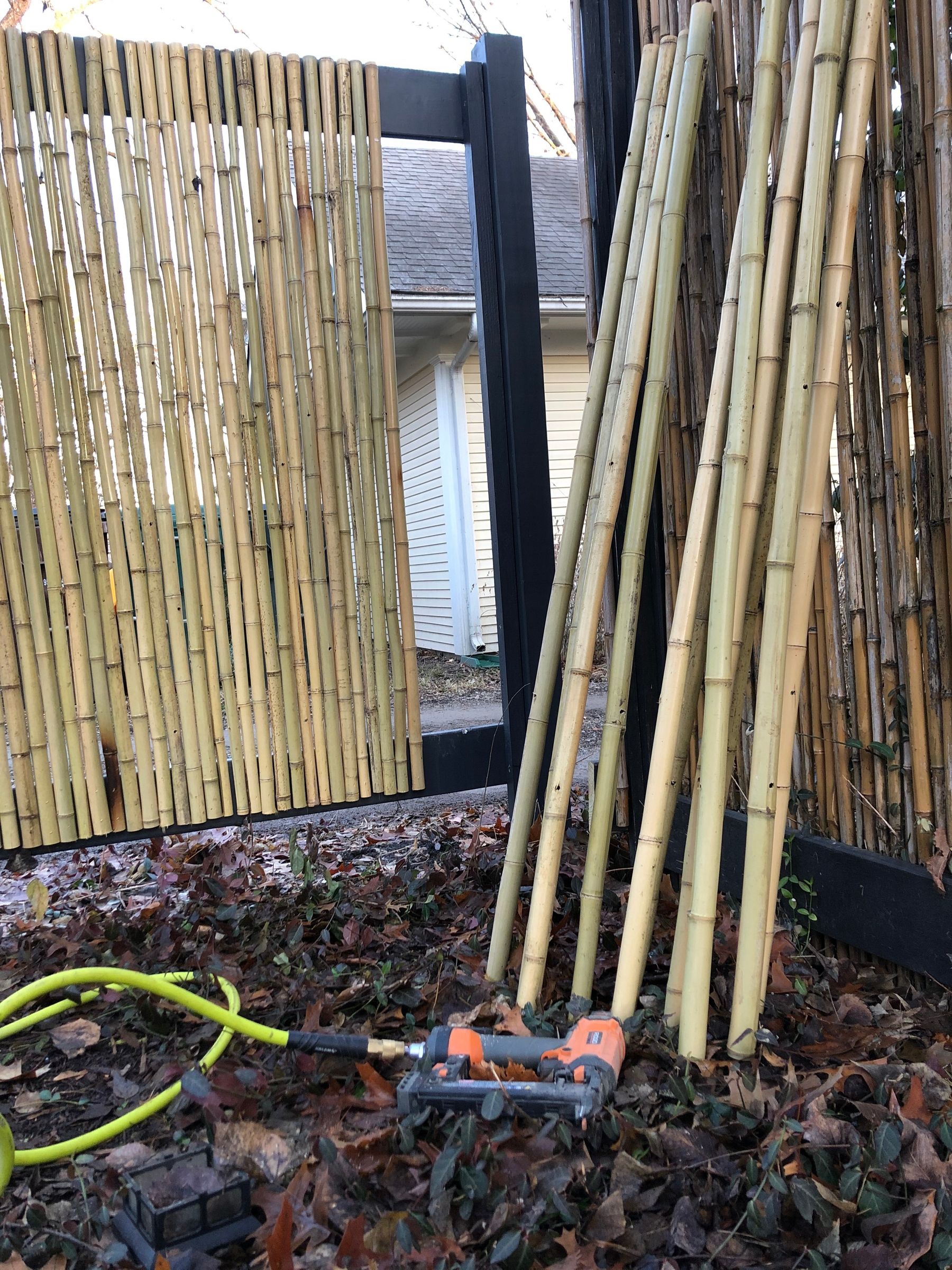 Backyard Bamboo Fence : 4 Steps (with Pictures) - Instructables