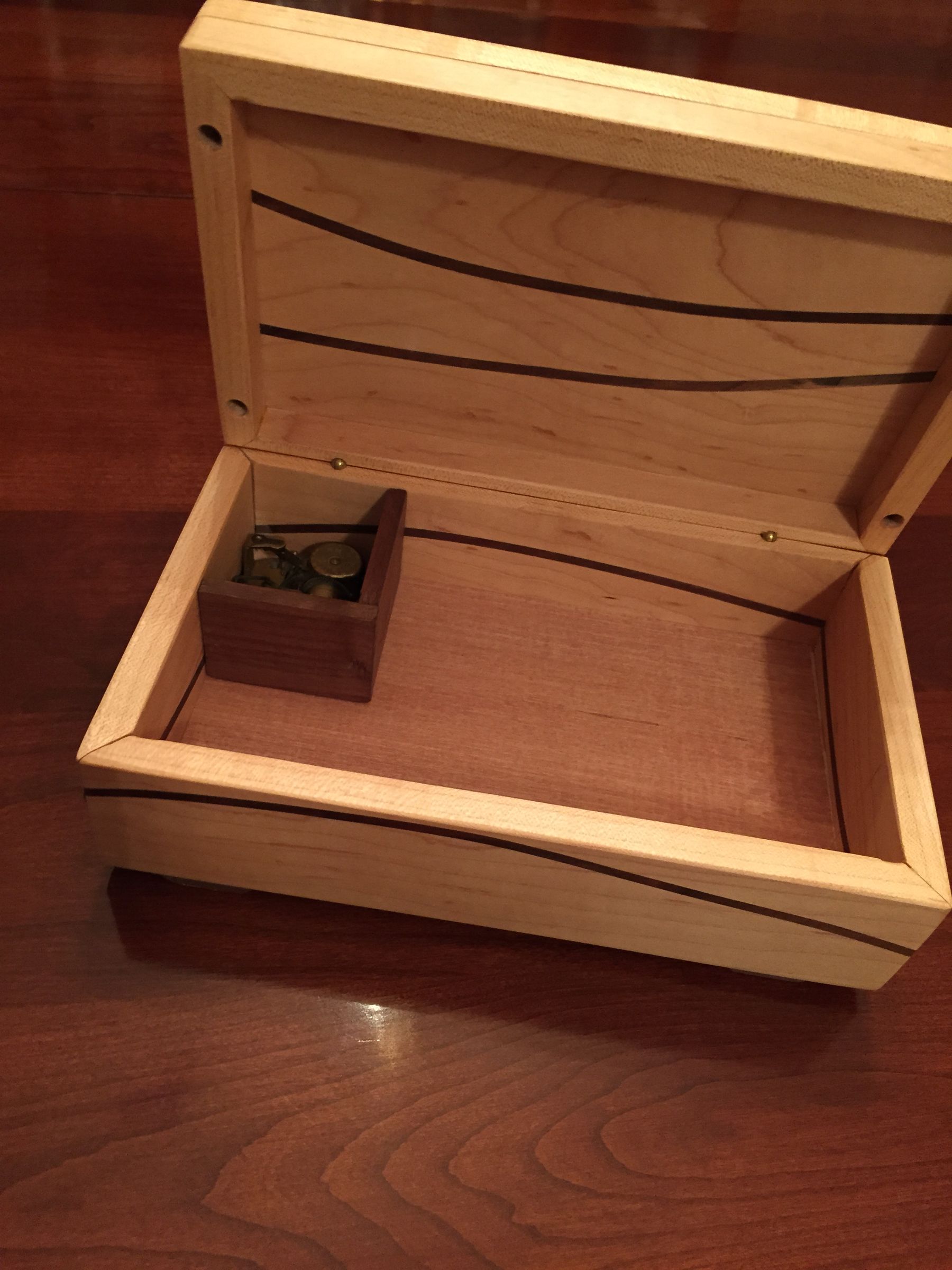 Wave Design Music Box/jewelry Box : 8 Steps (with Pictures) - Instructables