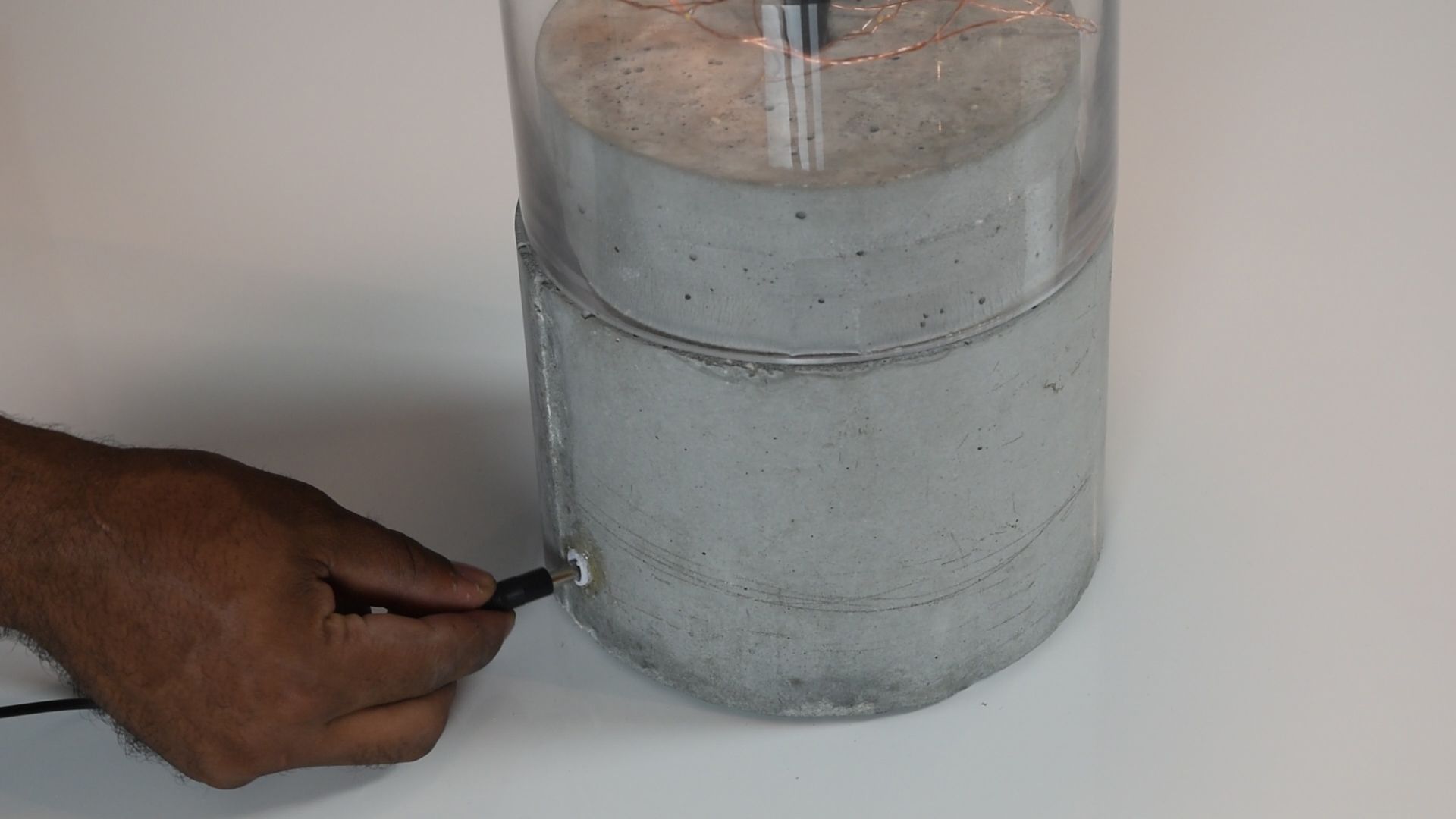 DIY Indoor Outdoor Concrete Lamp 2 : 7 Steps (with Pictures ...