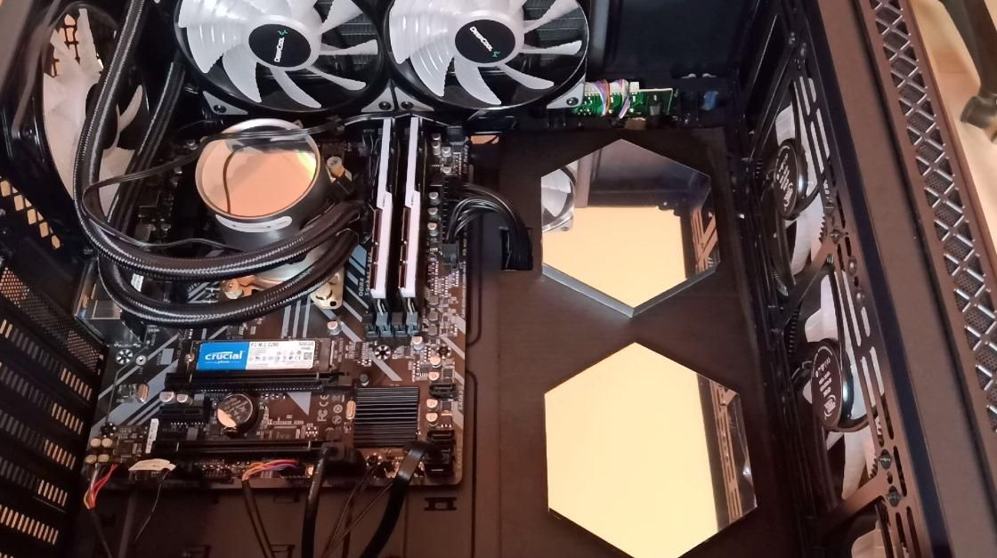 Custom ARGB Led Light PC Motherboard Sync With 3D Infinity Mirror Logo ...