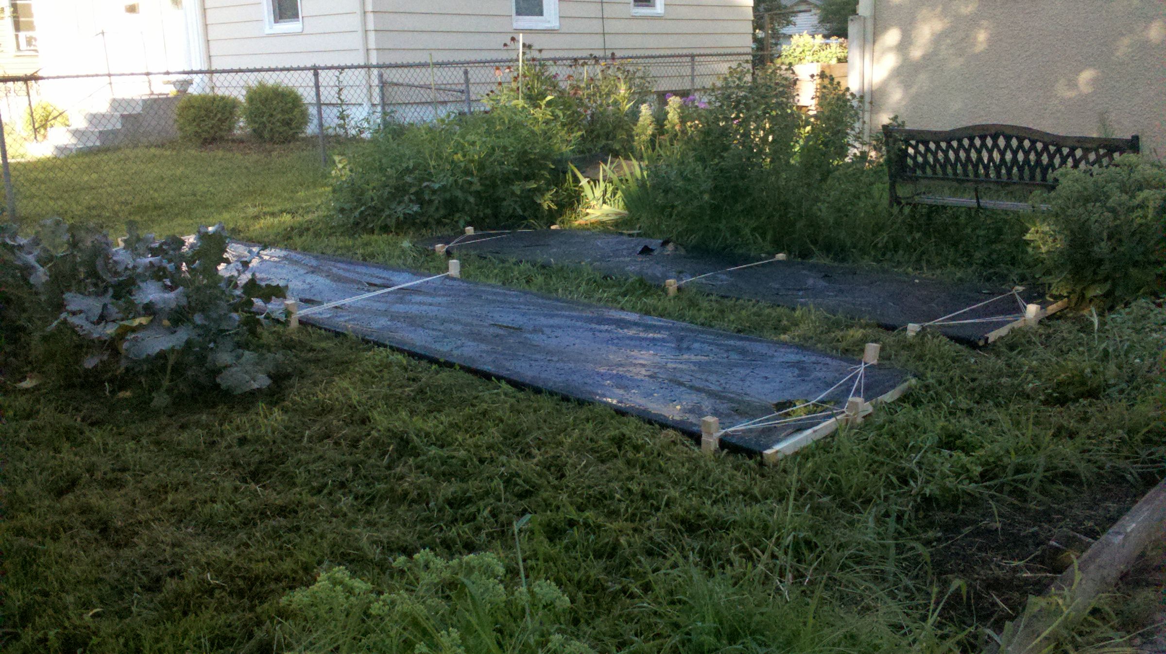 Tarp Frame for End-of-Season Cleanup - Instructables