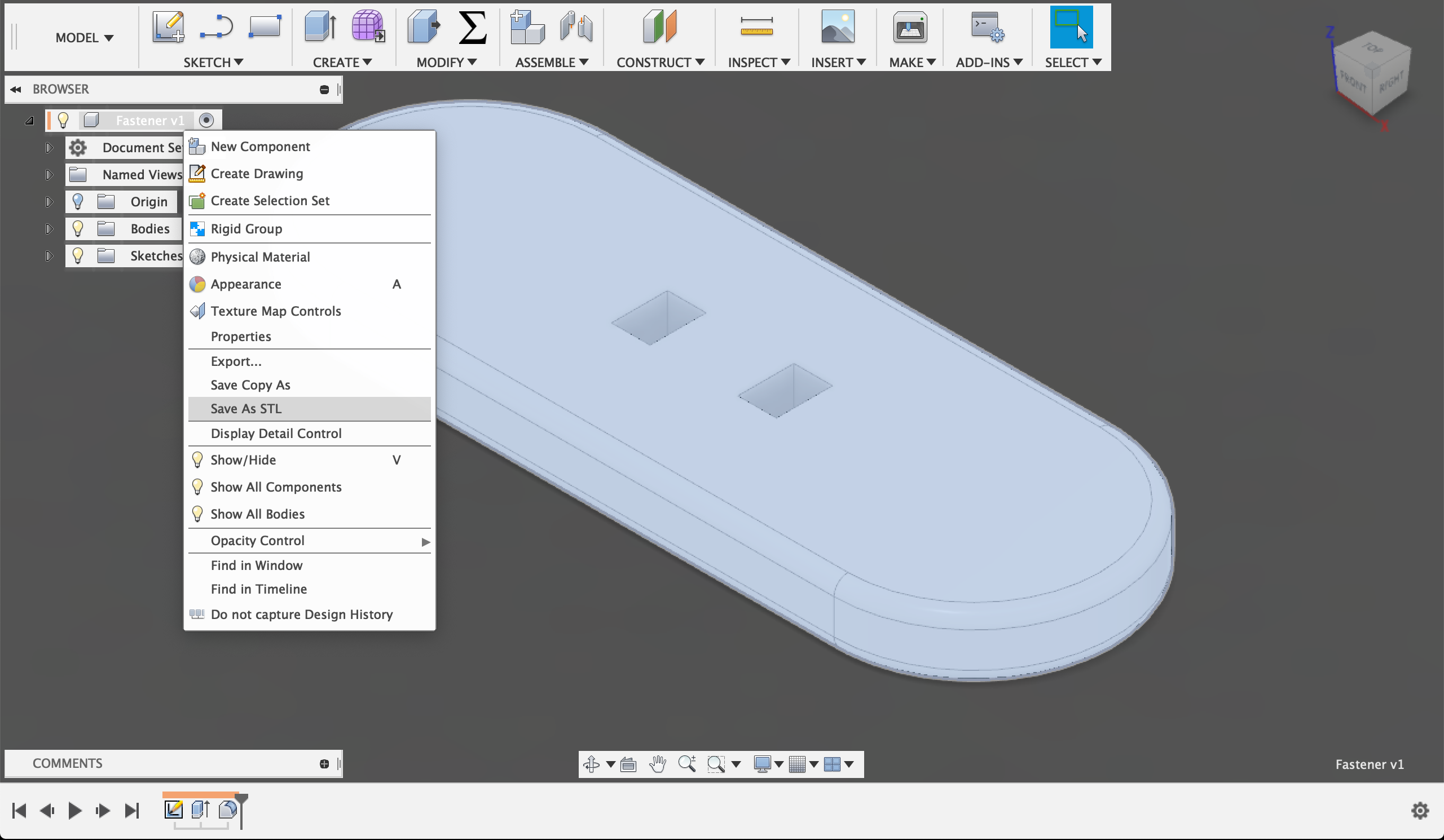 Simple Fastener: Practical Intro to 3D Modeling : 5 Steps (with ...