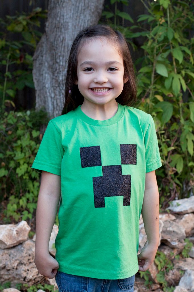 Stencil a Minecraft Creeper T-shirt : 6 Steps (with Pictures ...