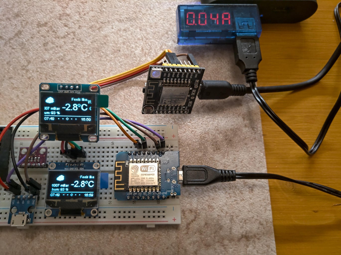 Another Esp8266 Weather Station 8 Steps Instructables