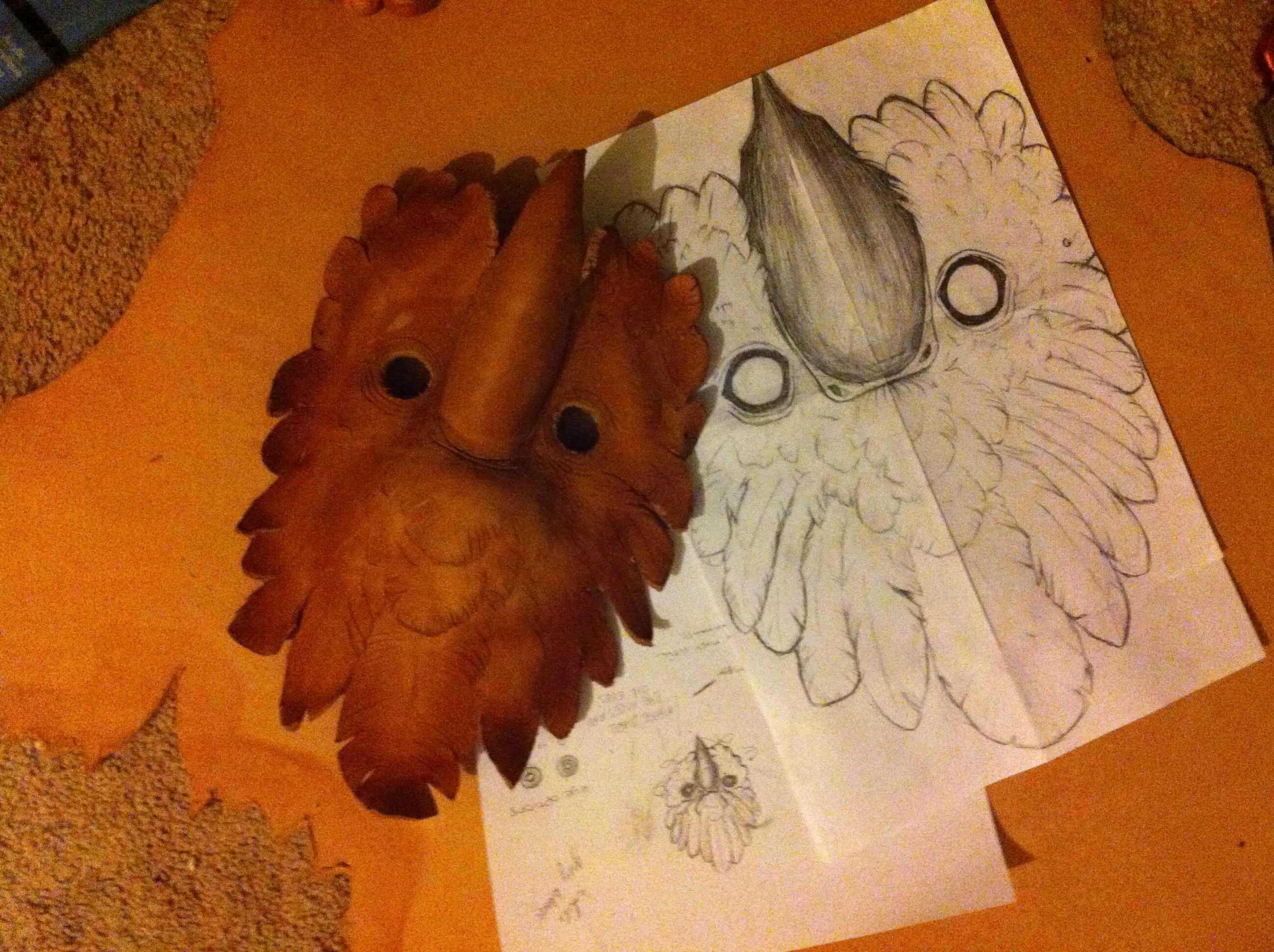 Cockatoo Parrot Leather Mask Tutorial: From Concept to Completion : 8 ...